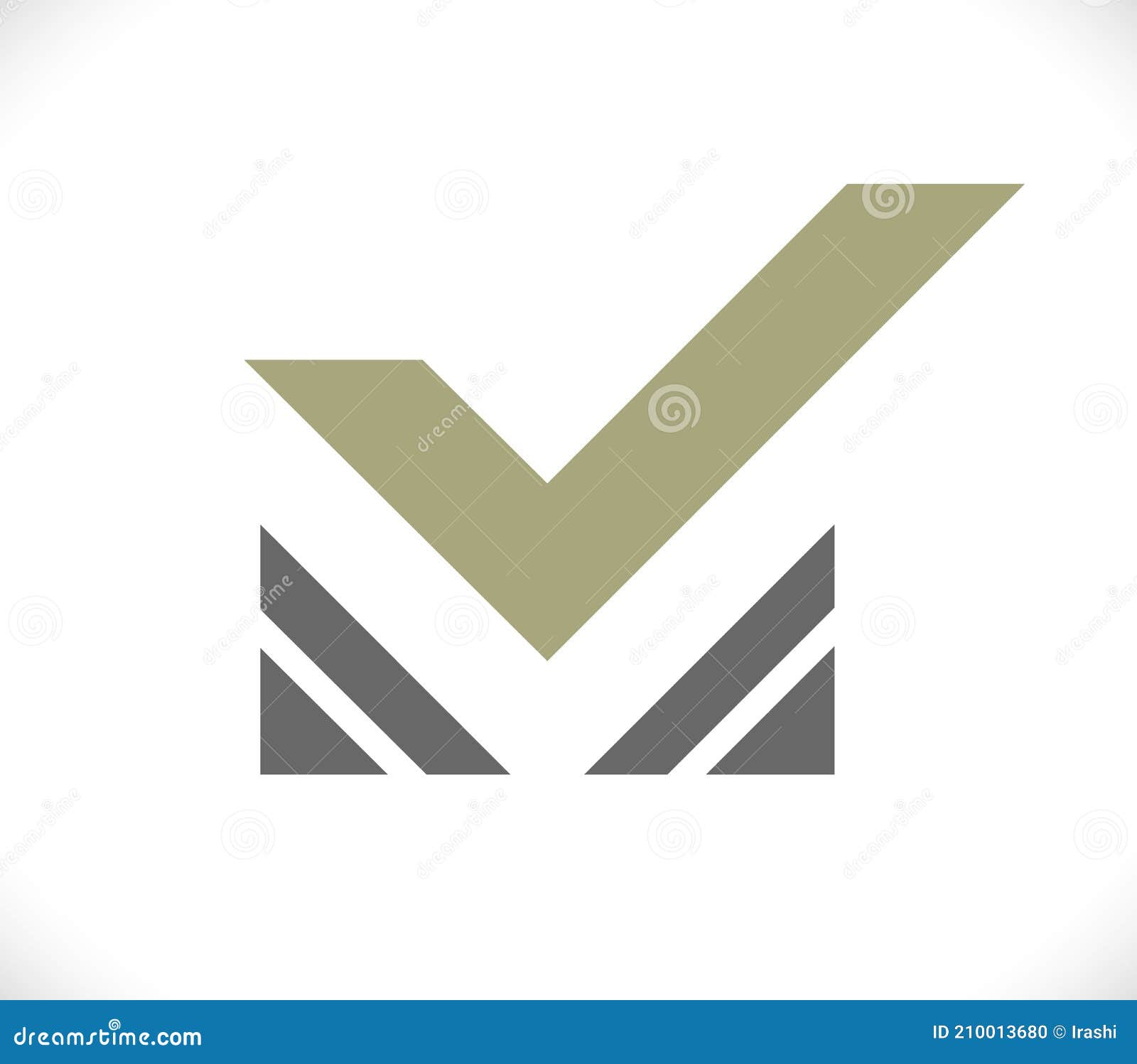 M logo icon stock vector. Illustration of brand, monogram - 210013680