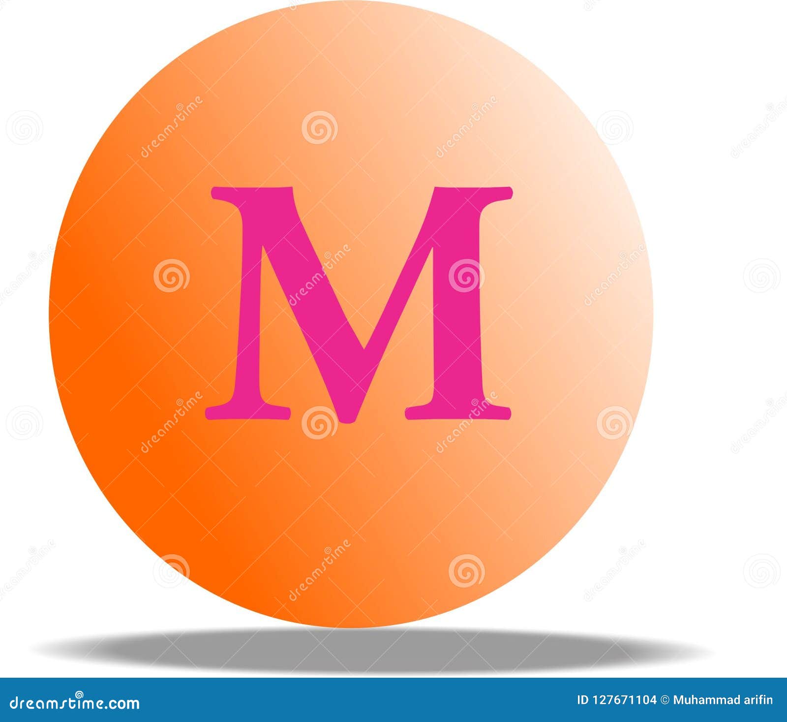 M logo stock illustration. Illustration of mall, market - 127671104