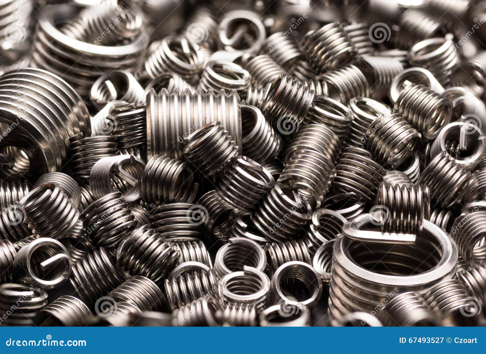 M4 and M10 helicoils. stock image. Image of equipment - 67493527