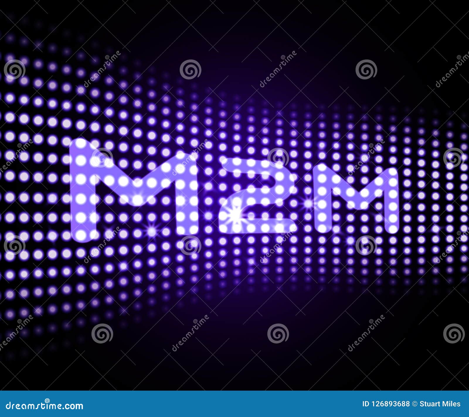 M2M Machine Connectivity and Cooperation 3d Illustration Stock ...