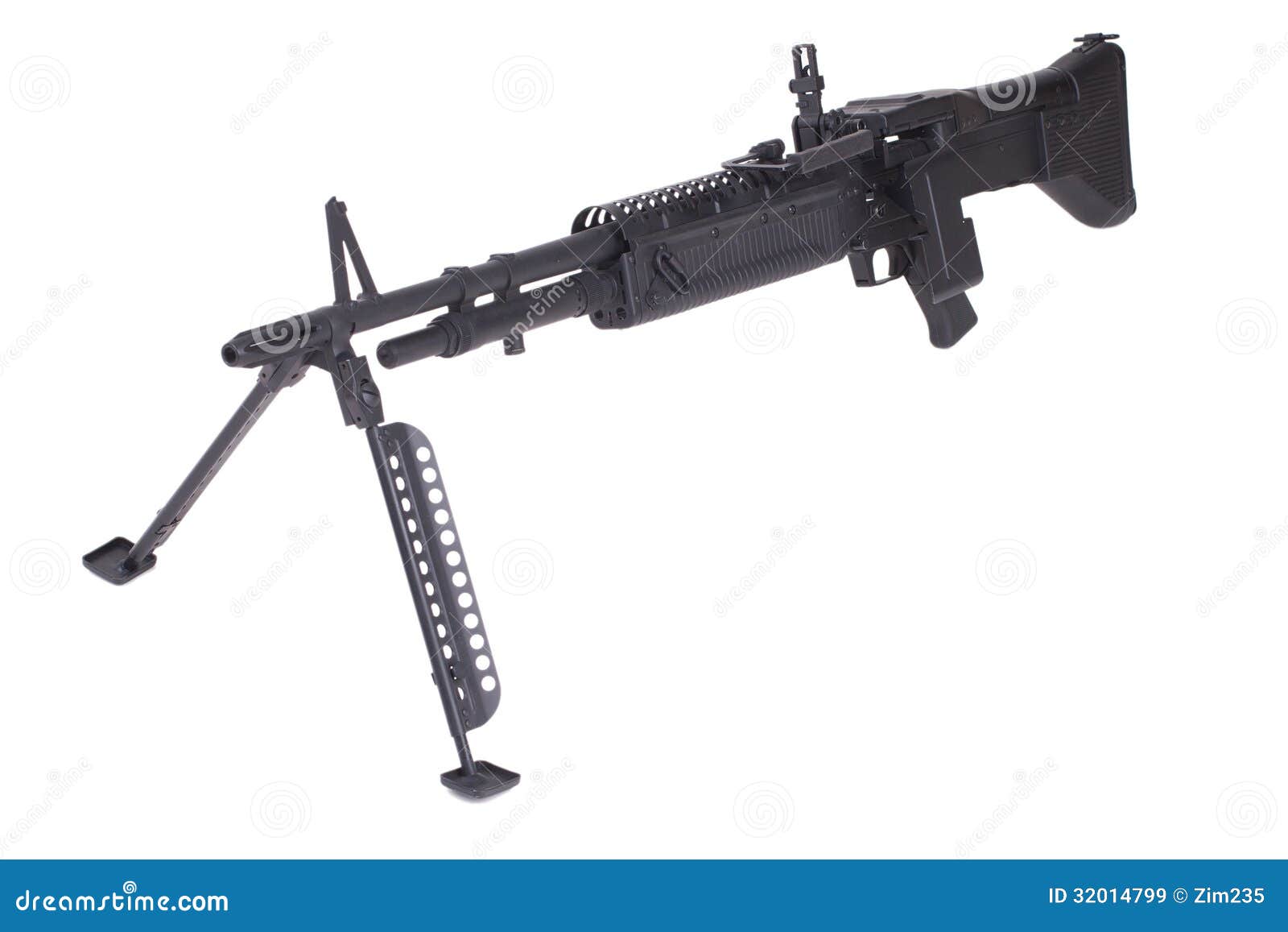 M60 machine gun stock image. Image of firearm, target - 32014799