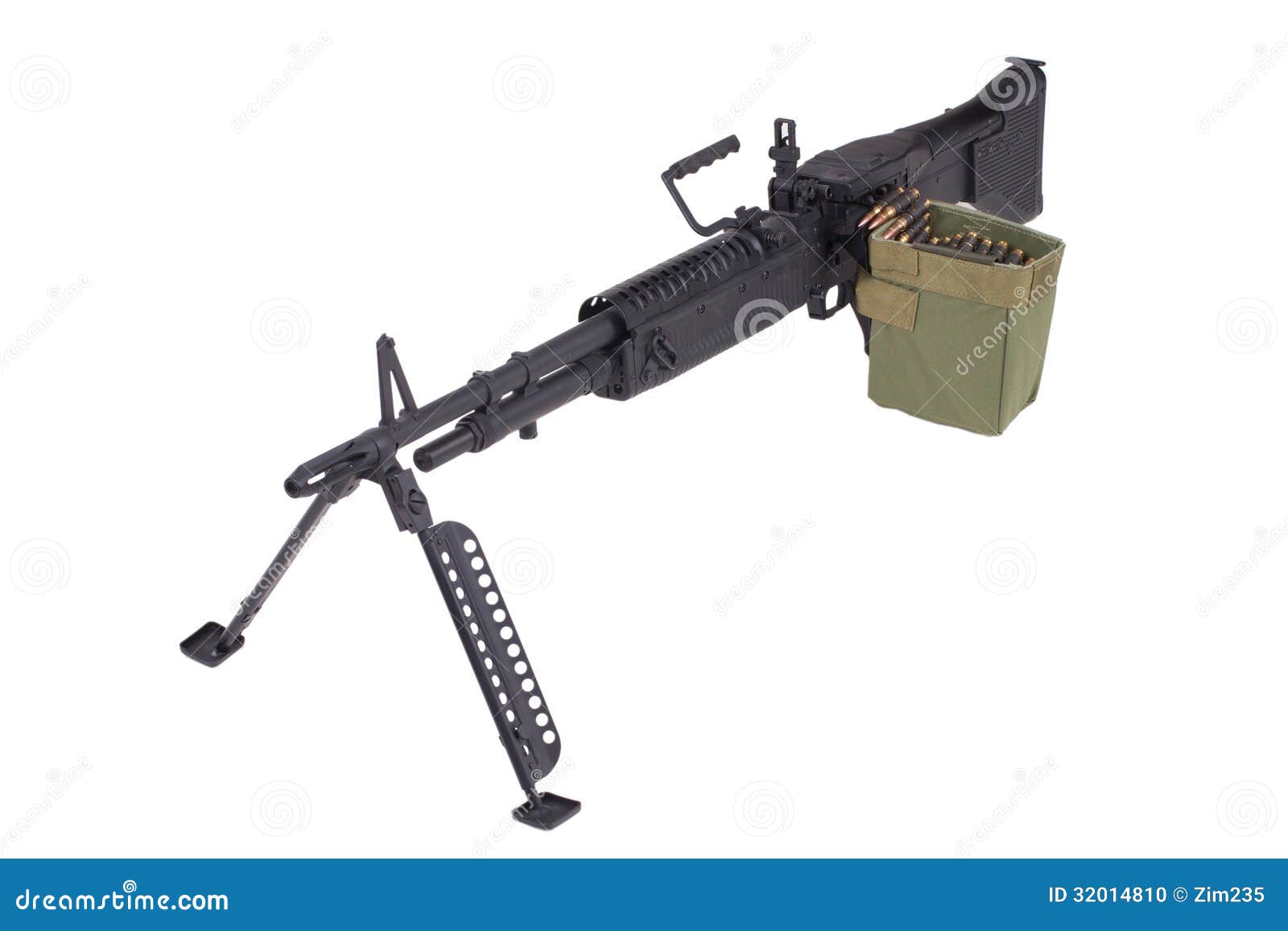 M60 machine gun stock photo. Image of metal, vietnam - 32014810