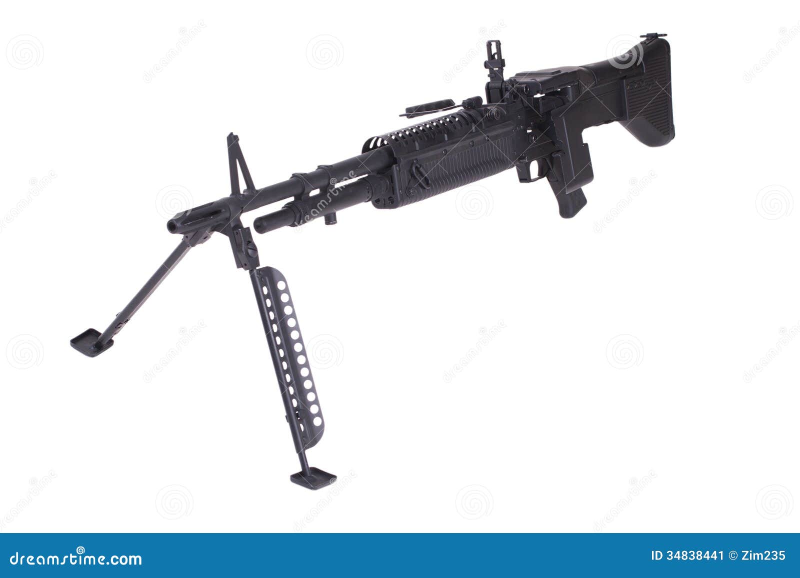 M60 machine gun stock image. Image of weapon, metal, target - 34838441
