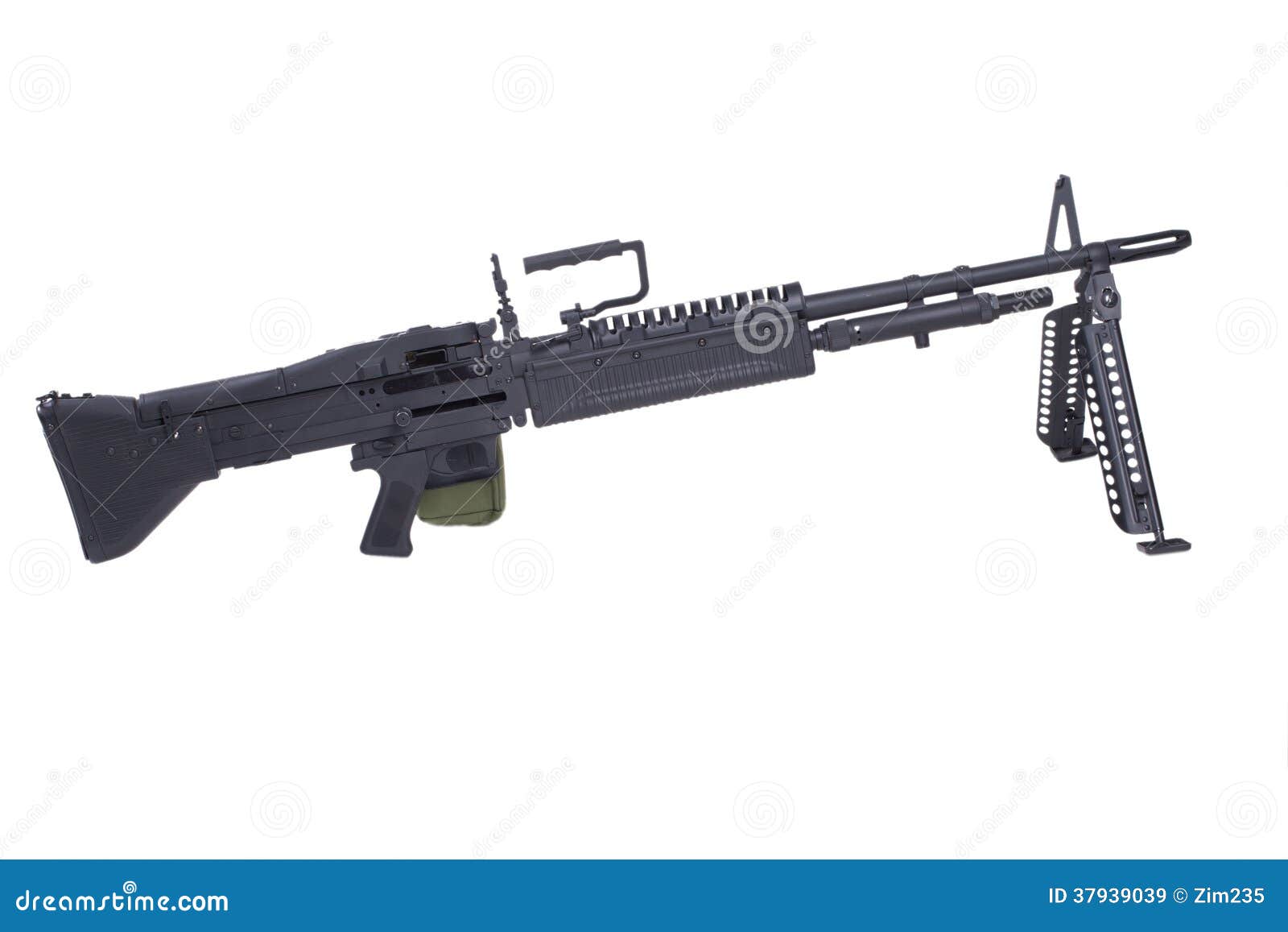 M60 machine gun stock image. Image of cartridge, ammunition - 37939039