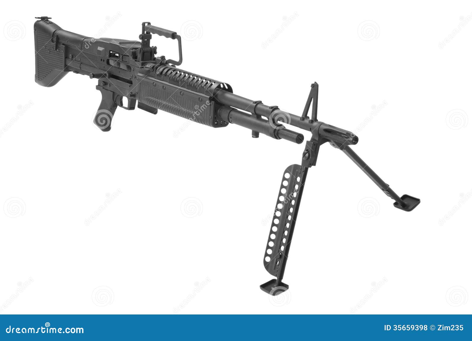 M60 machine gun stock photo. Image of ammunition, defend - 35659398