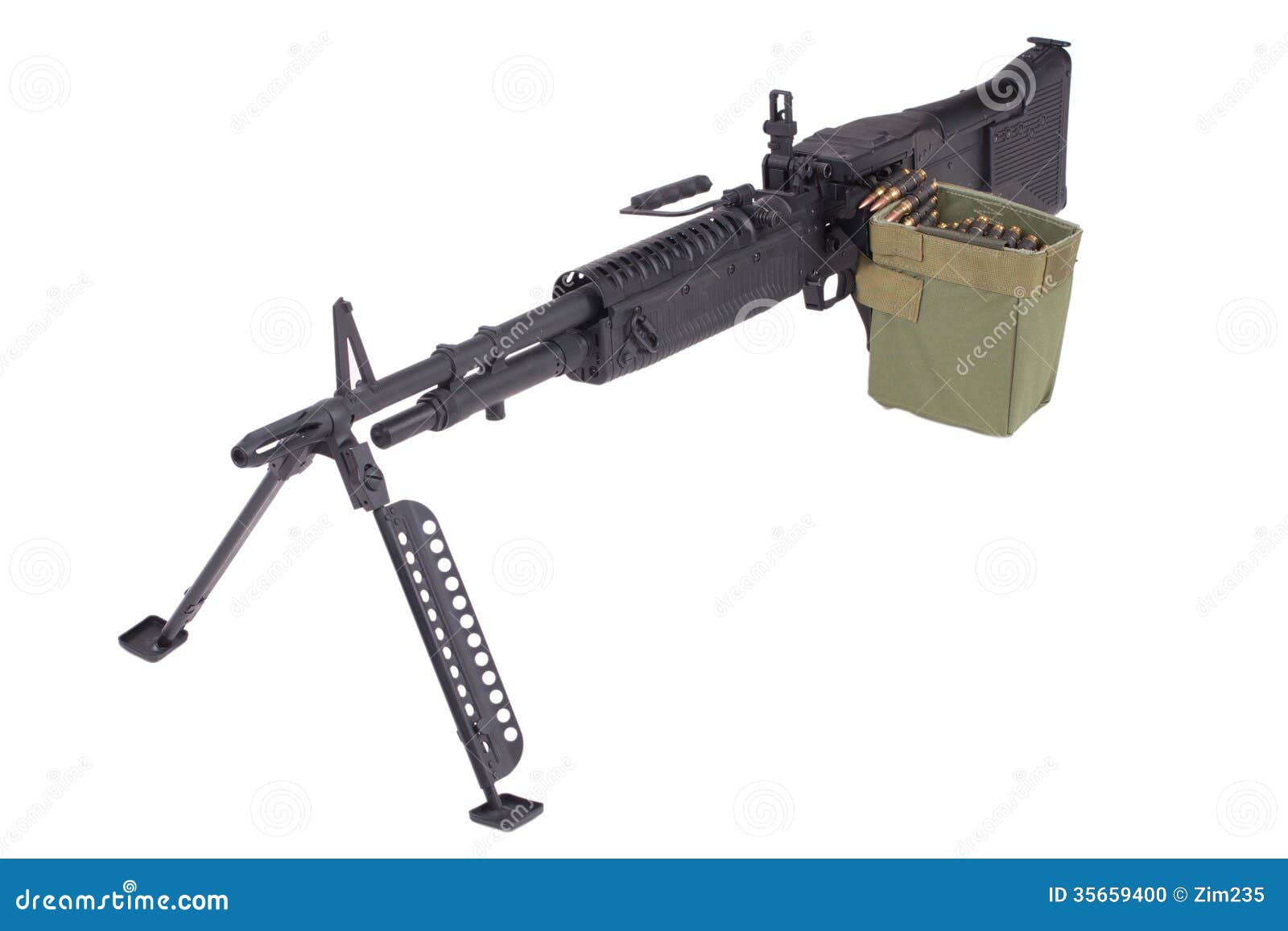 M60 Machine Gun on Position Stock Photo - Image of military, fire: 35659400