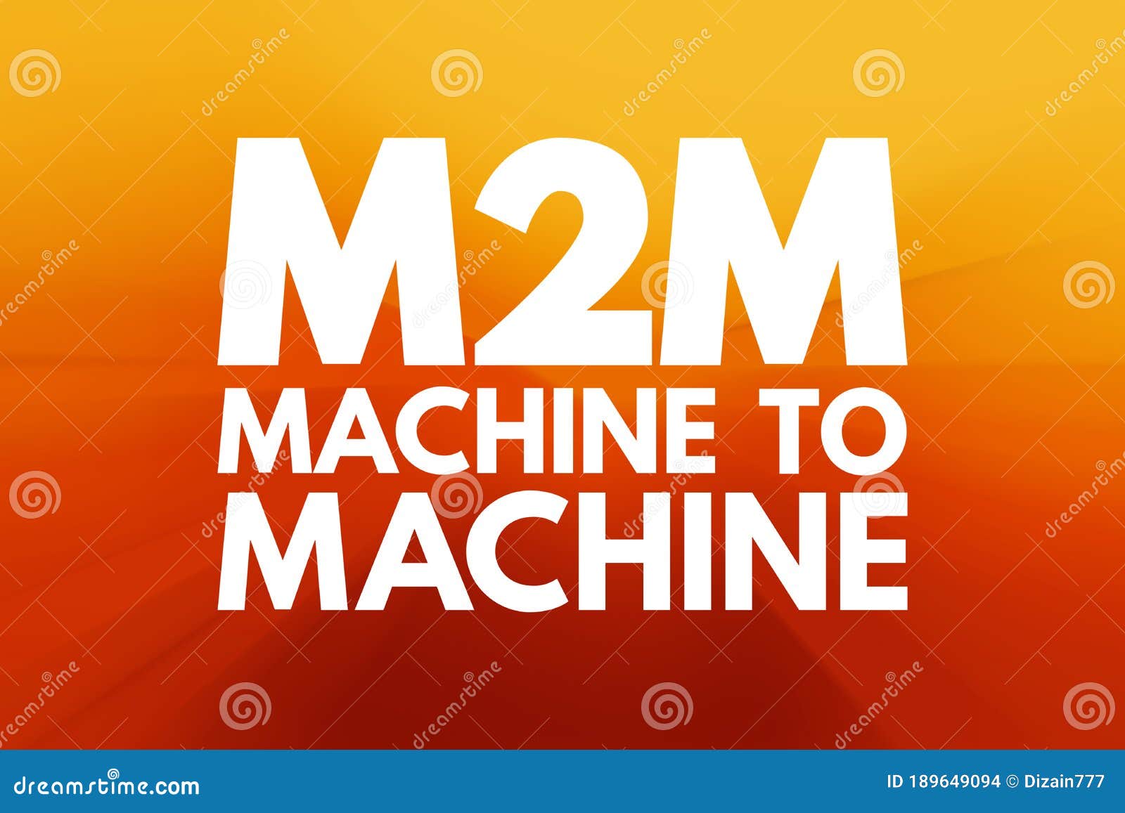 M2M - Machine To Machine Acronym, Technology Concept Background Stock ...