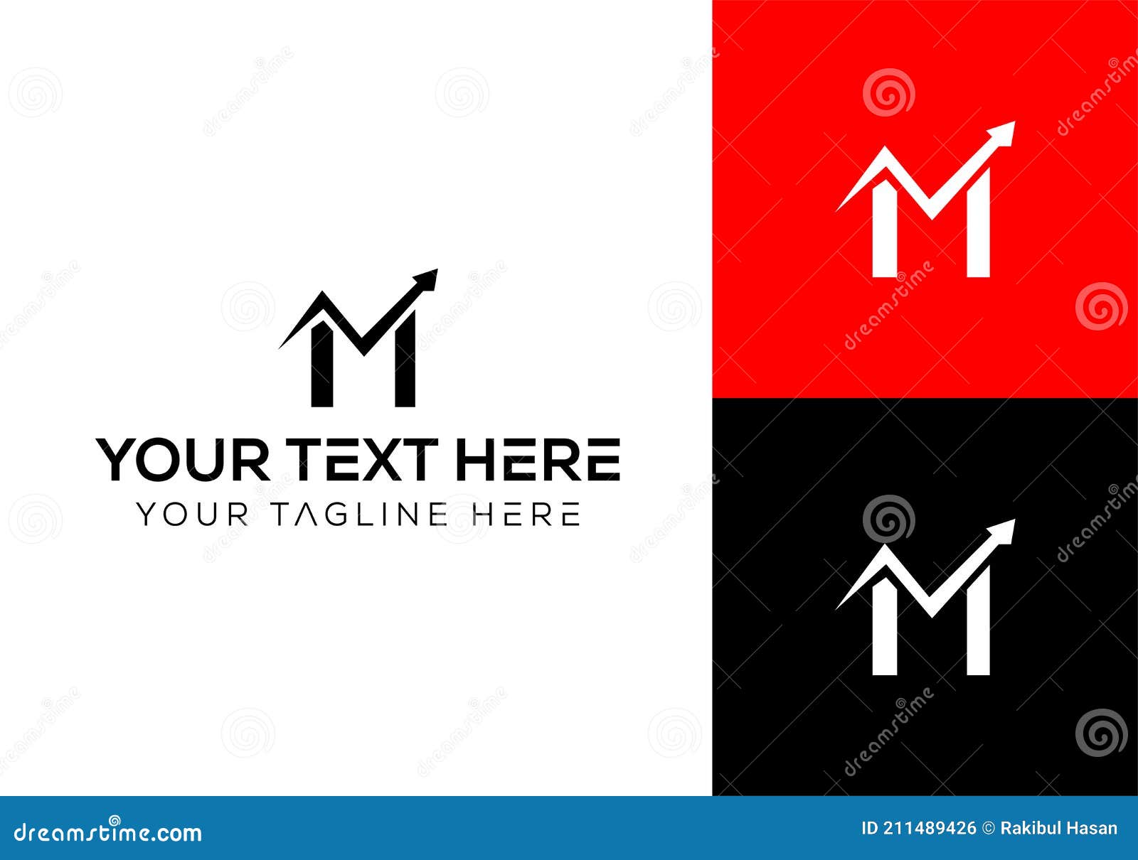 M Marketing Logo Design Vector Image. M Letter Marketing Logo Design ...