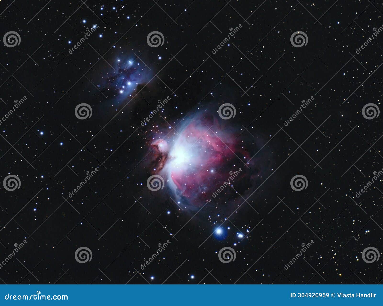 M42 Nebula in Constellation Orion Stock Image - Image of cosmic, cosmos ...
