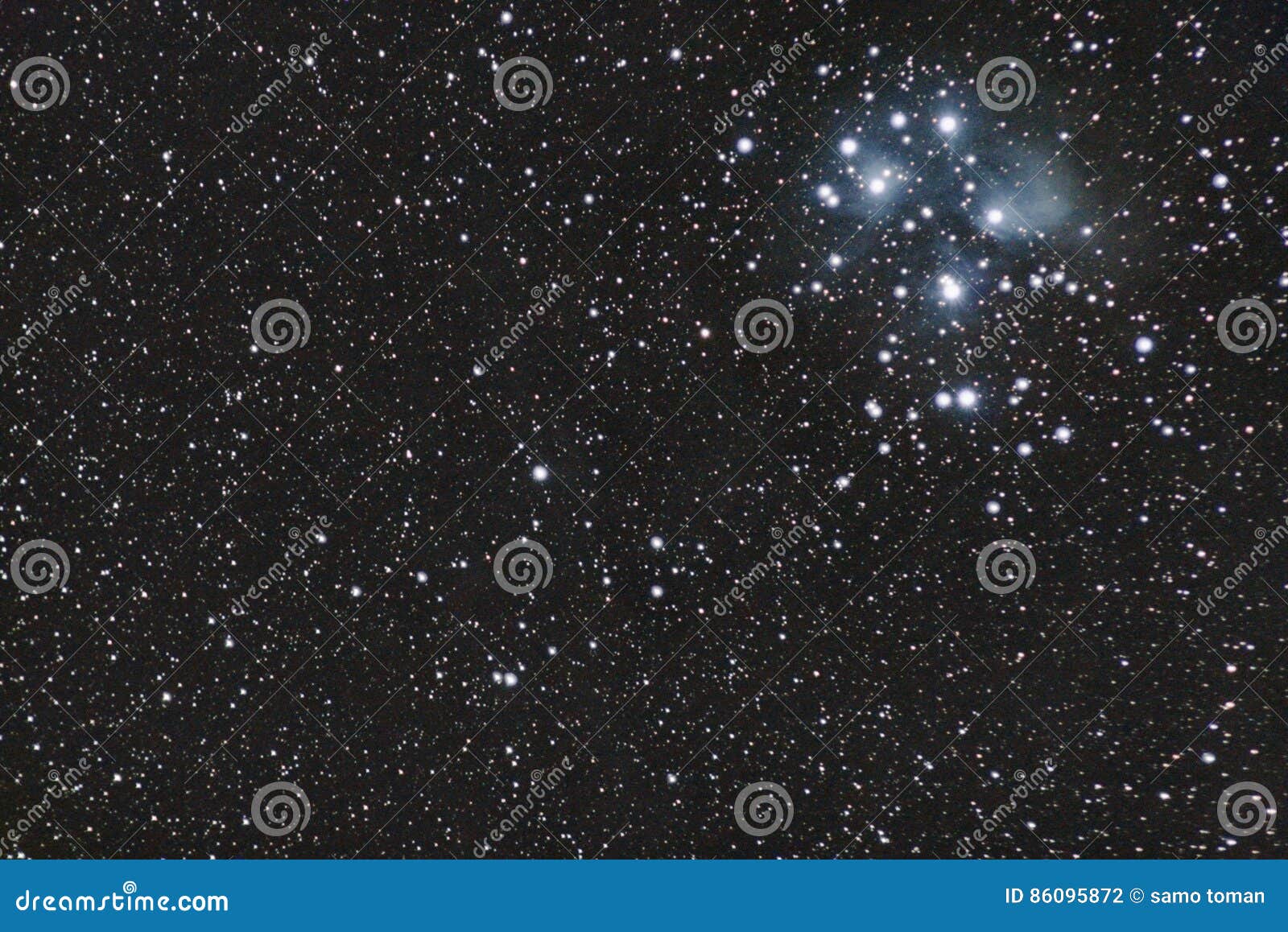 M45 - Pleiades editorial photography. Image of astronomy - 86095872