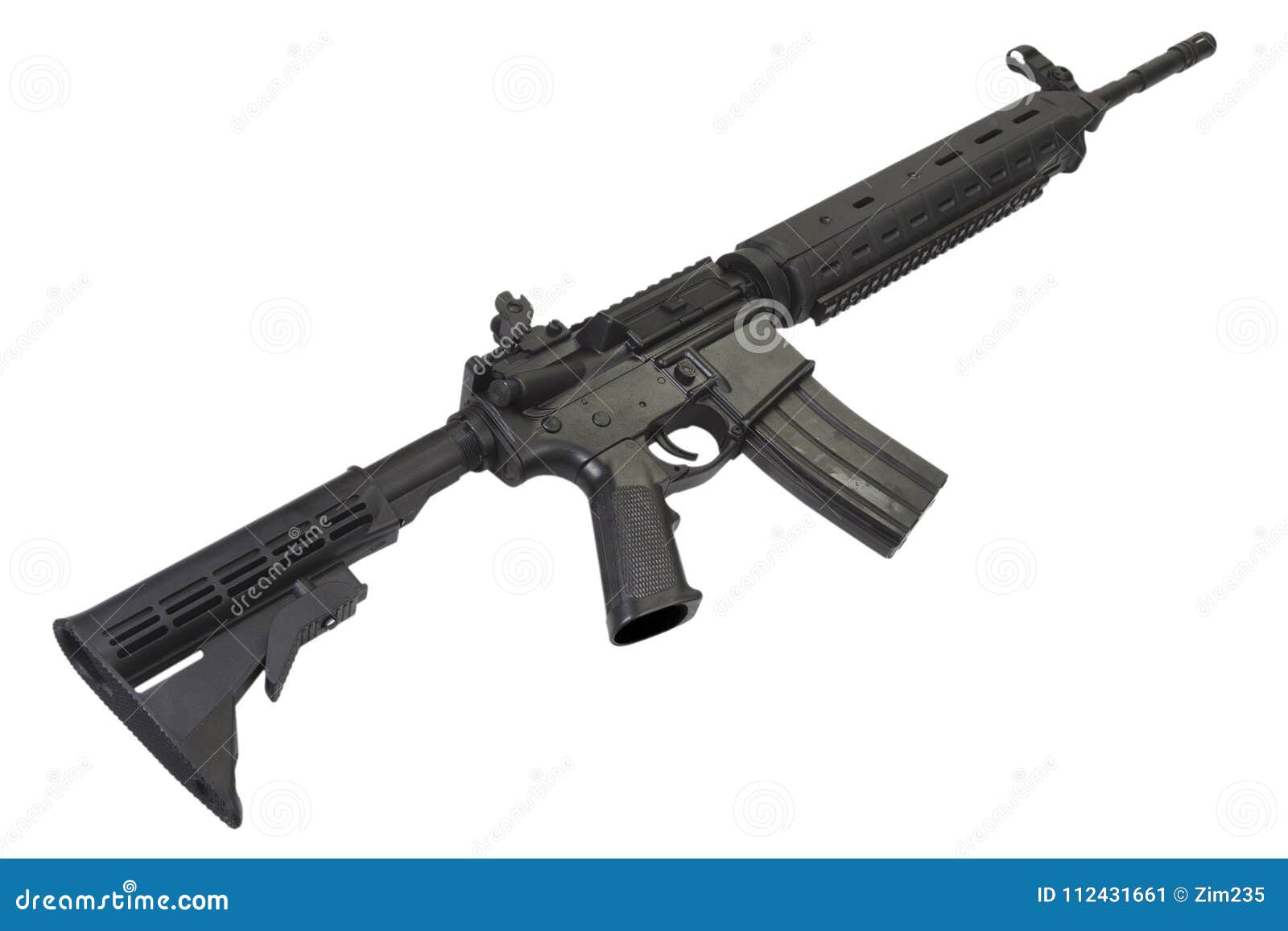 M4A1 Custom Build Rifle Royalty-Free Stock Image | CartoonDealer.com ...