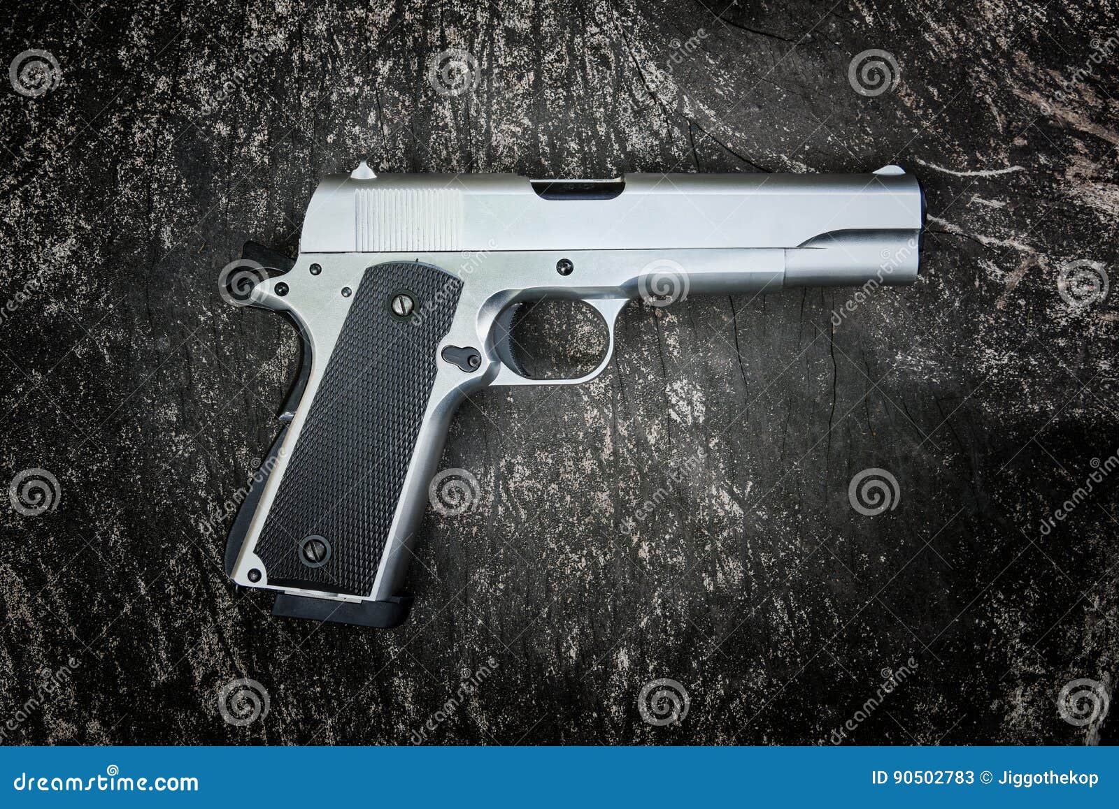 M1911 Semi-automatic Pistol Stock Image - Image of danger, bullet: 90502783