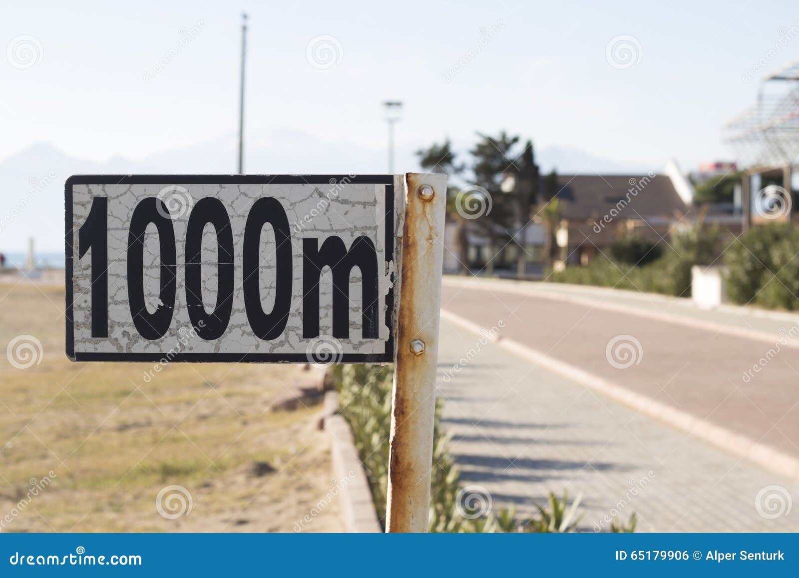 1000m stock photo. Image of health, signboard, walking - 65179906