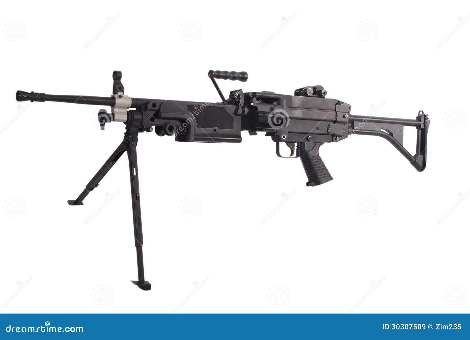 M249 Us Army Machine Gun Royalty Free Stock Images - Image: 30307509