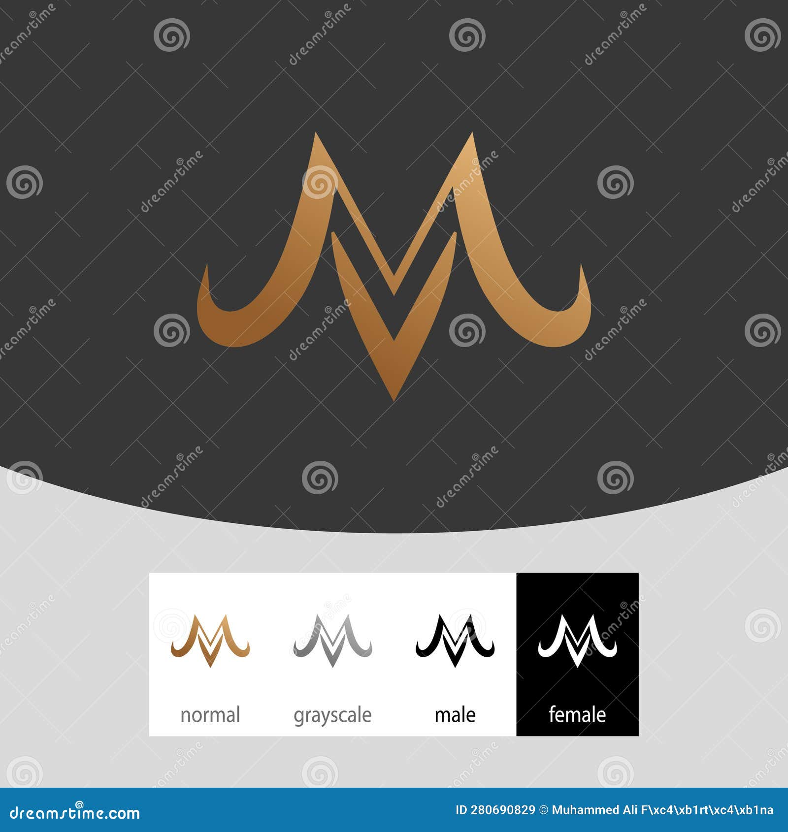 M and V Letter Logo Royal. - Vector Stock Vector - Illustration of logo ...