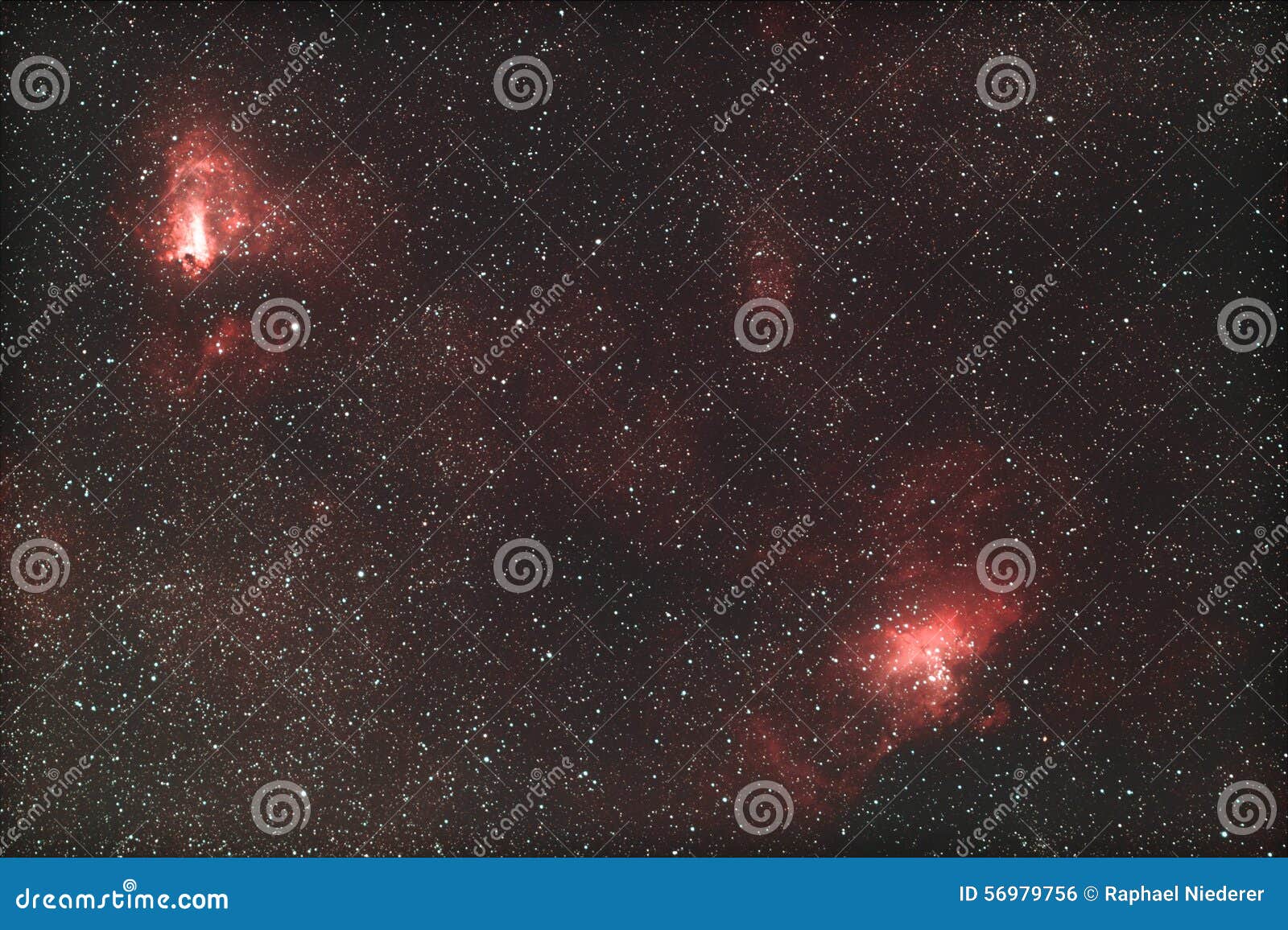 M16 Y M17 - Nebulosa De Eagle Y De Omega Foto de archivo - Imagen de ...