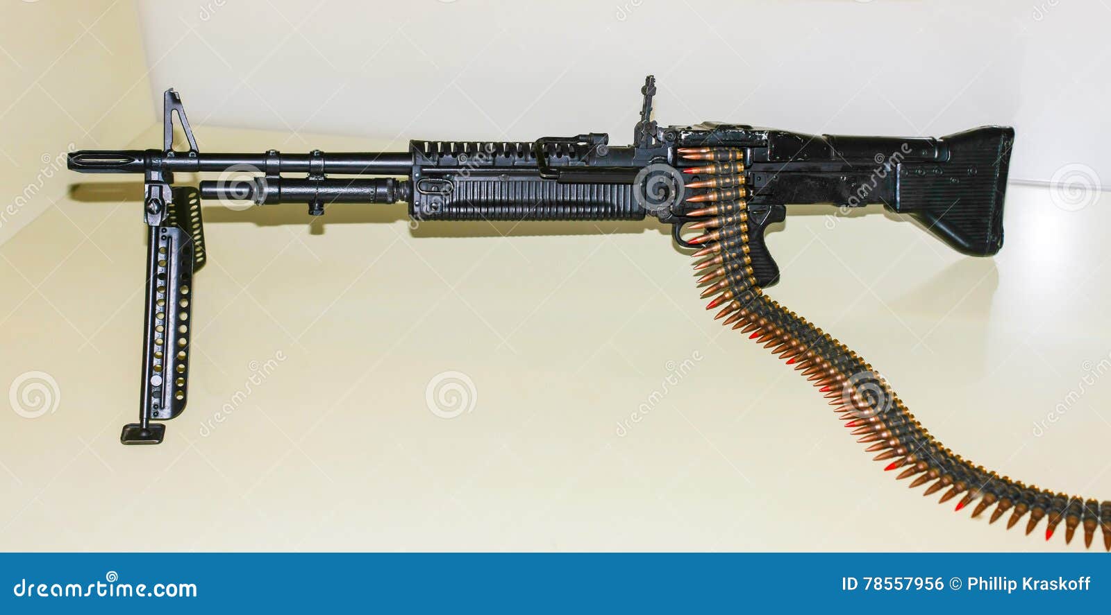 M-60 zwaar Machinegeweer stock foto. Image of geweer - 78557956