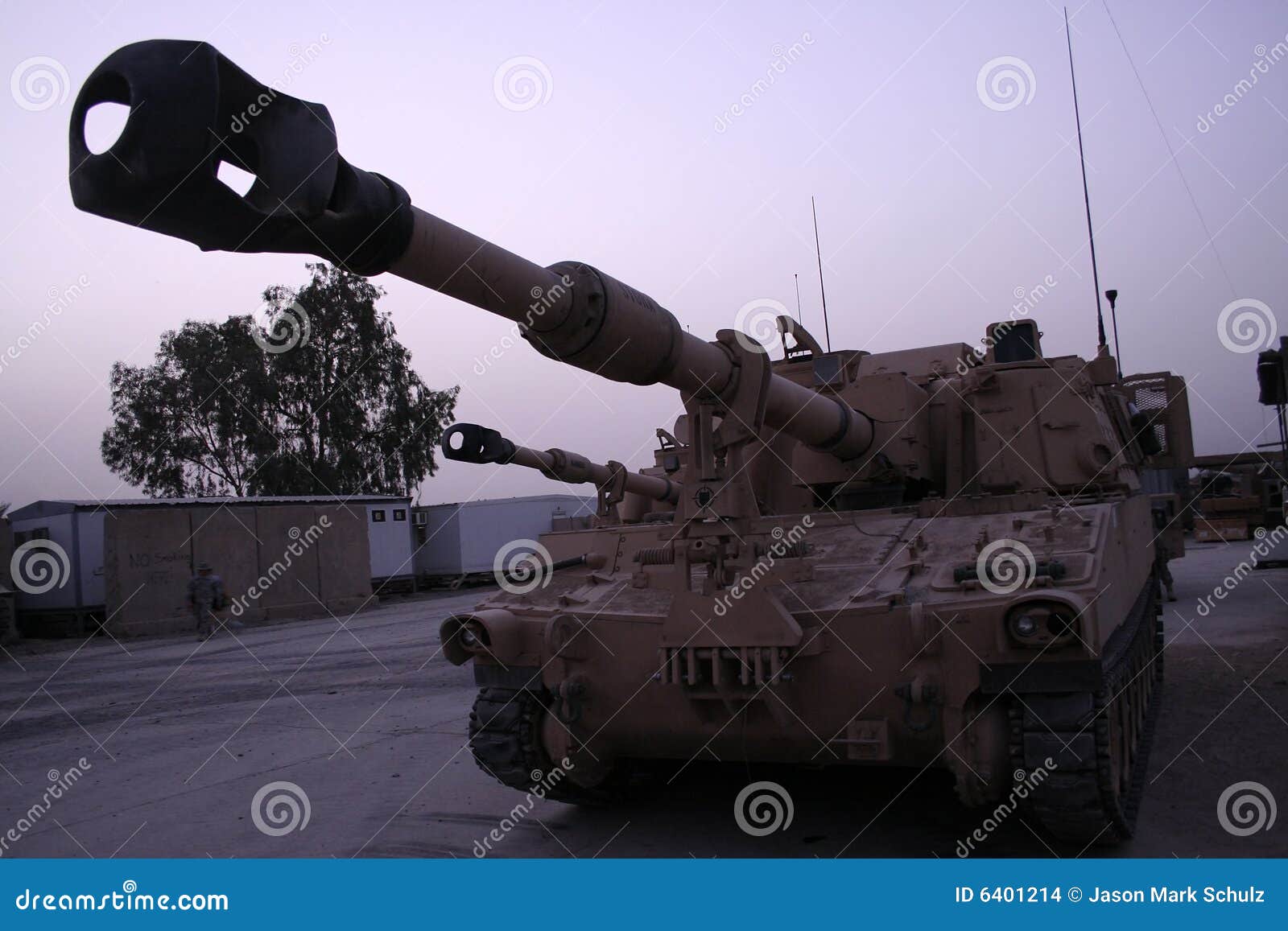 M109 155 Millimeter-selbstangetriebene Haubitze Stockfoto - Bild von ...
