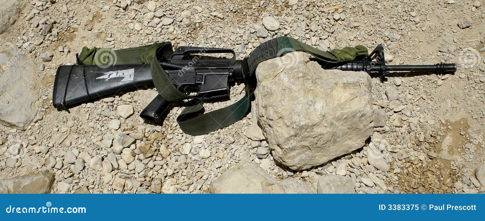 M16 machine gun stock image. Image of casualties, barrel - 3383375
