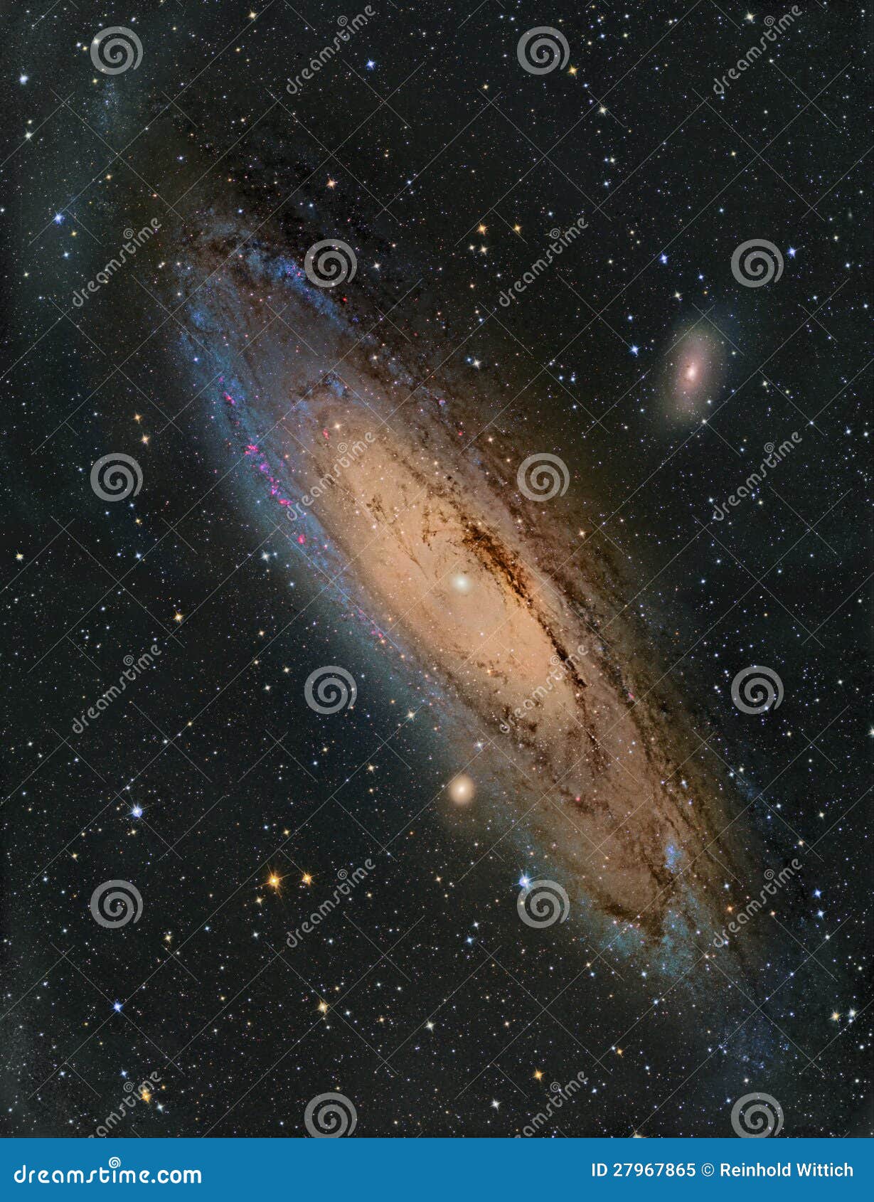 M31 Andromeda Galaxy stock image. Image of deep, cluster - 27967865