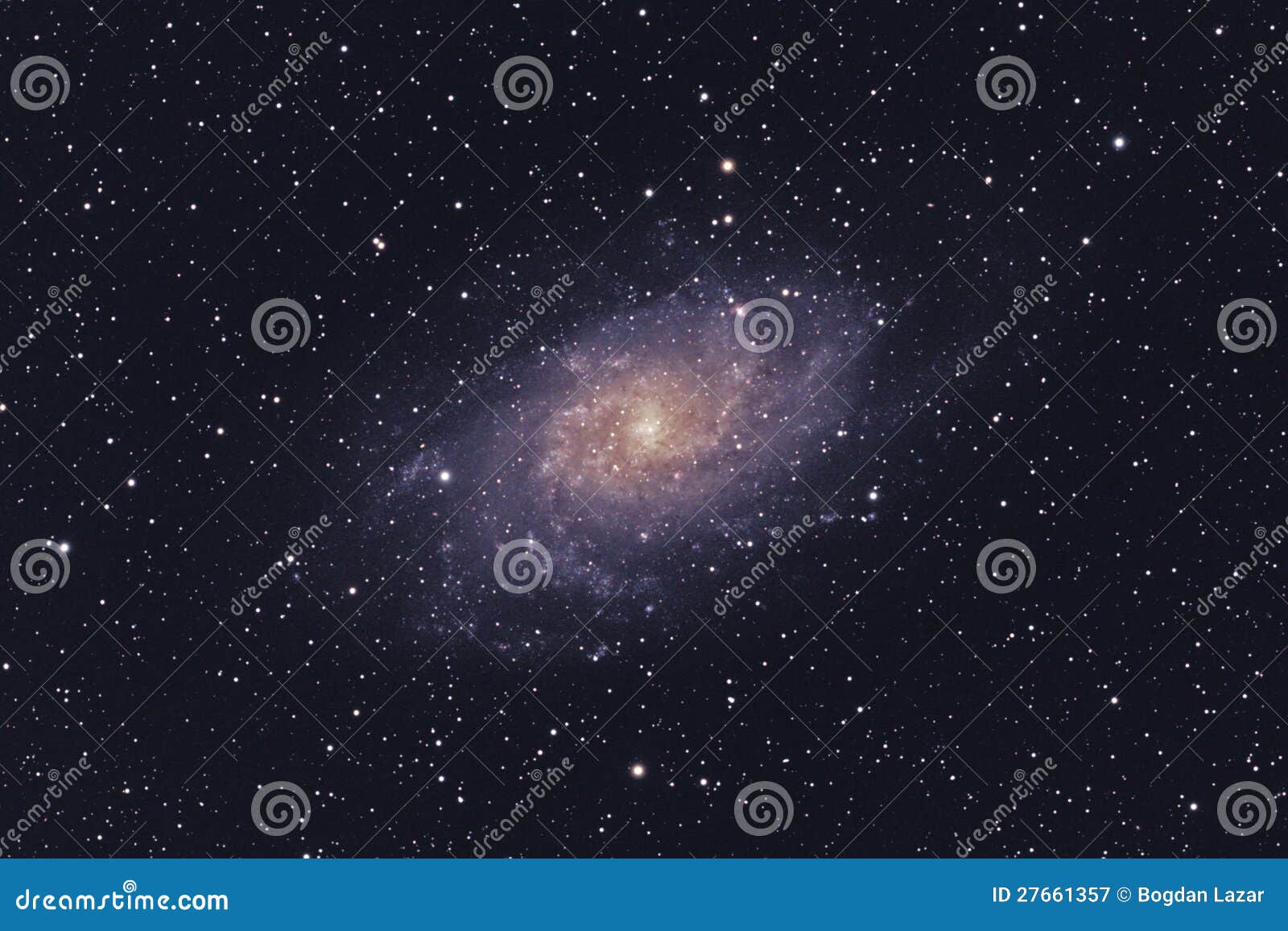 M33 Triangulum Galaxy stock image. Image of gravity, astronomical ...