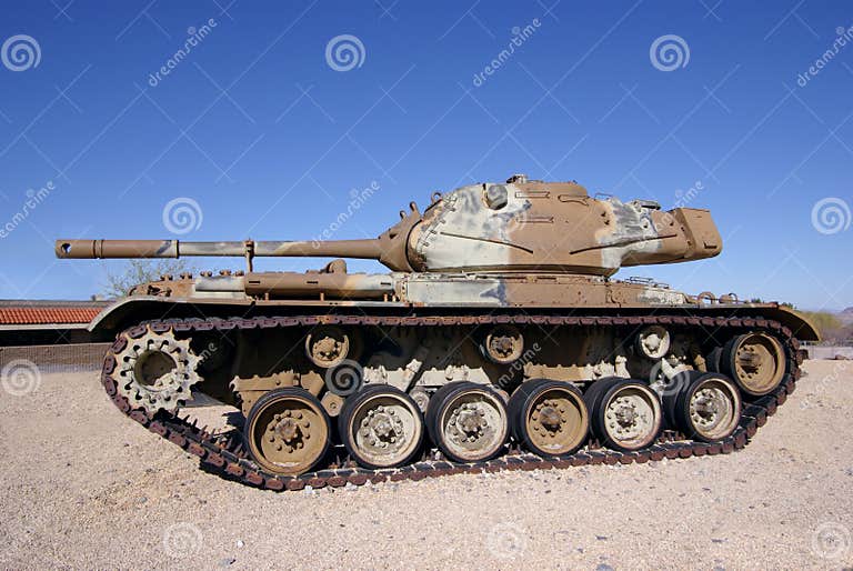 M47 Patton tank stock image. Image of mechanized, power - 4721813