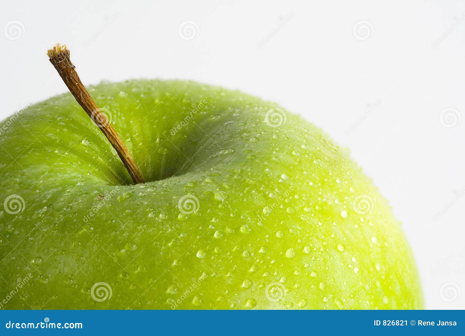 Maçã verde imagem de stock. Imagem de veado, dieta, fresco - 826821