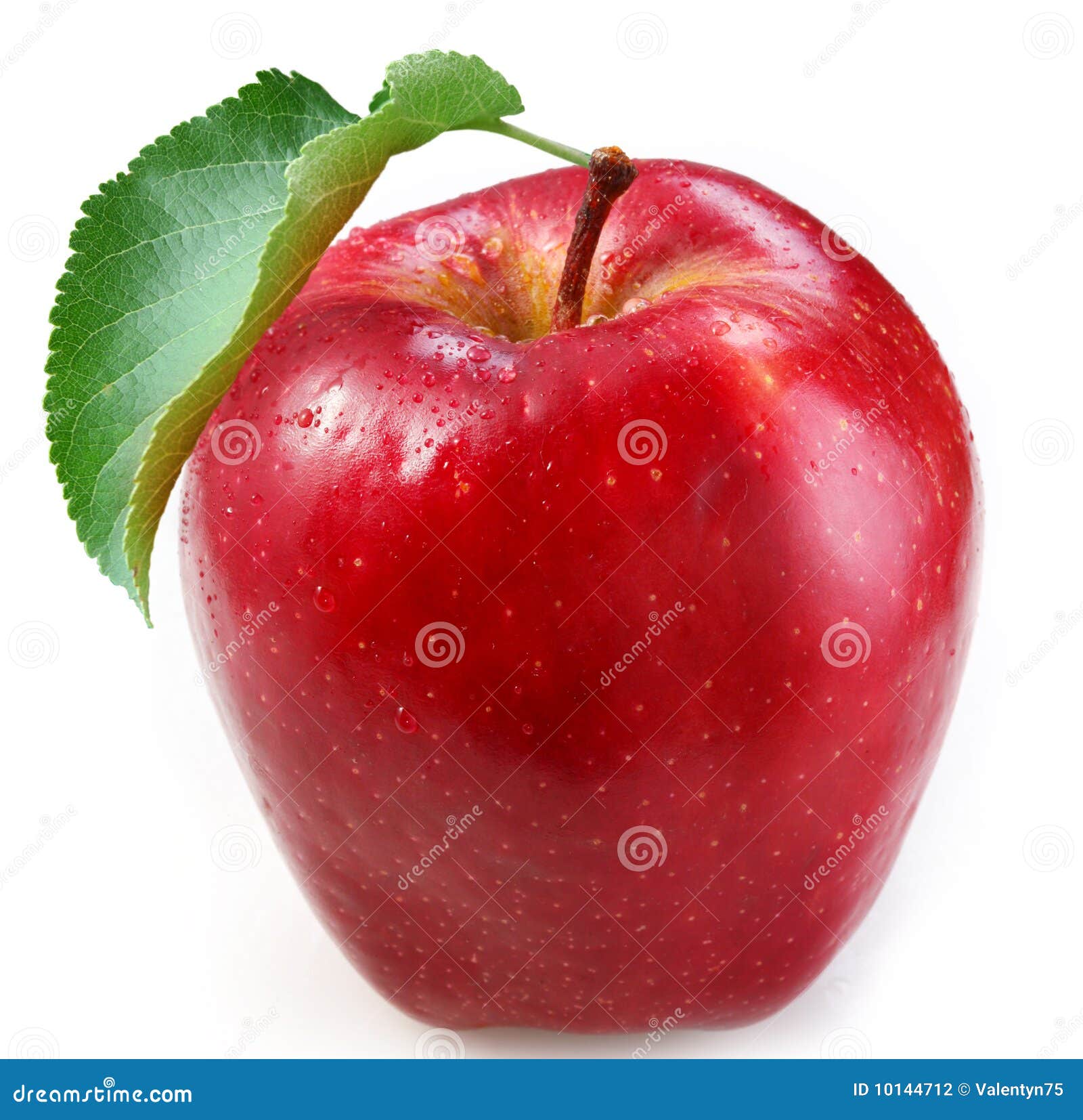 Maçã vermelha foto de stock. Imagem de frescor, orgânico - 10144712