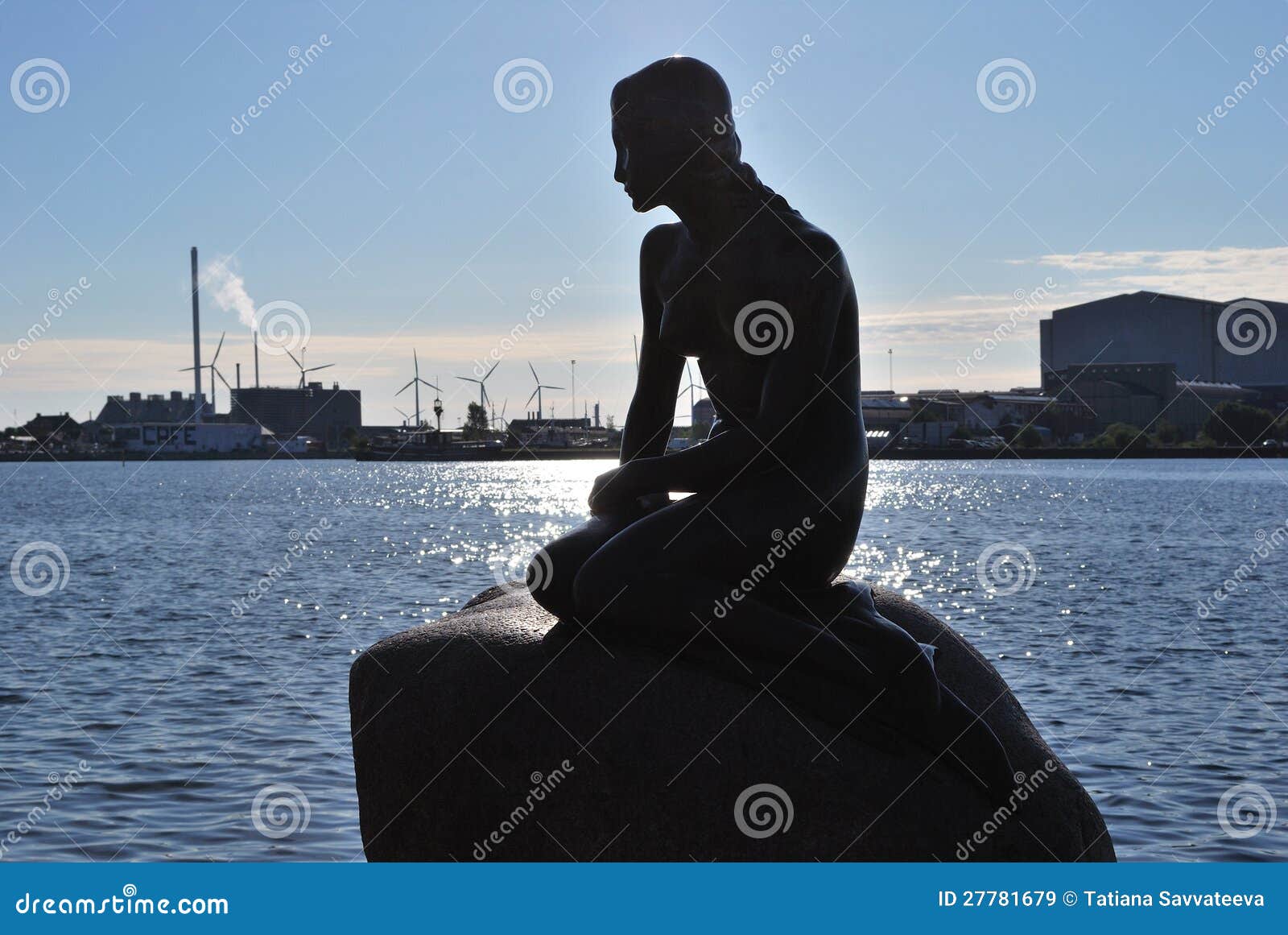 Mała Syrenka Kopenhaga Symbol Obraz Stock Editorial - Obraz złożonej z ...