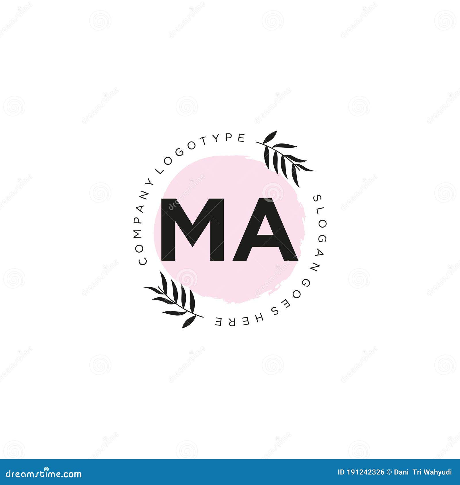 MA Letter Logo Icon Design Template Elements Stock Vector ...