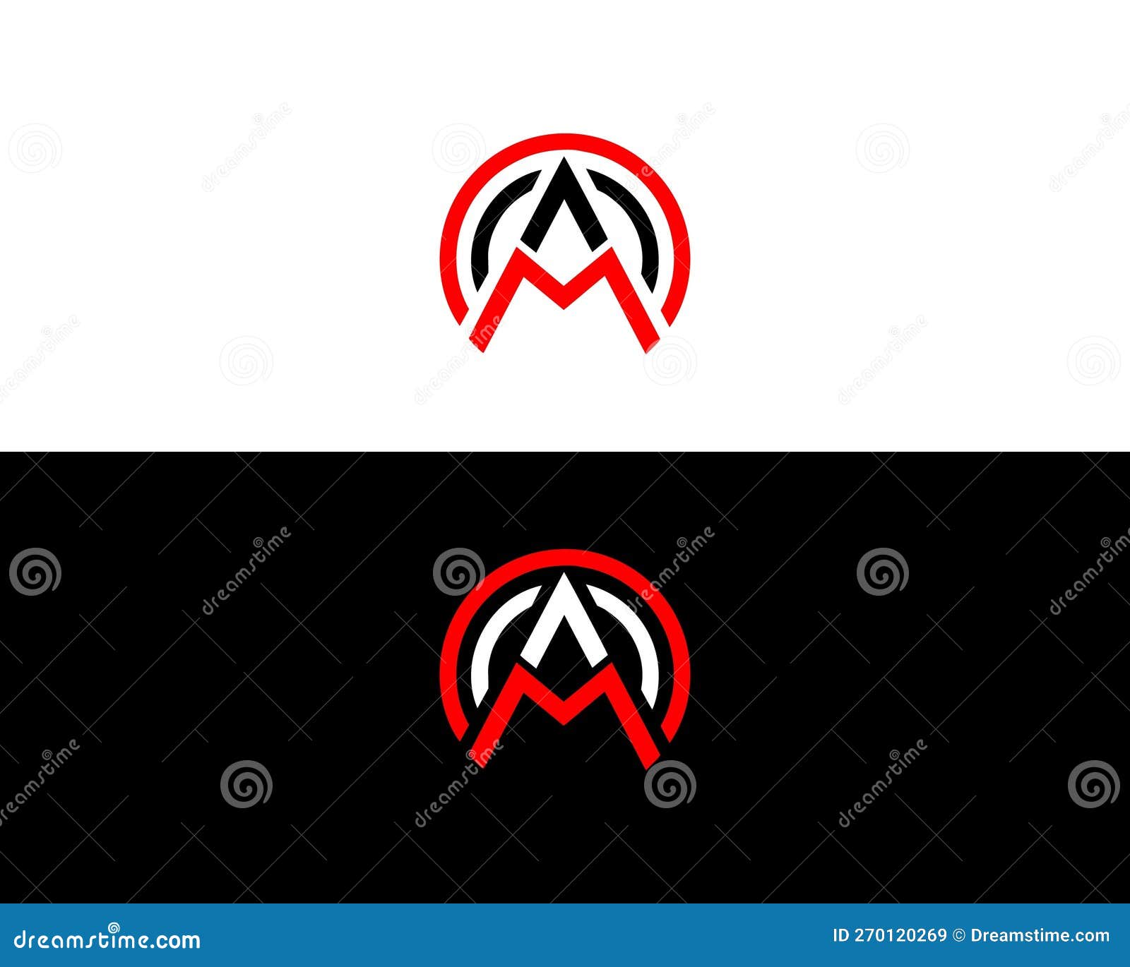 MA and am Letter Logo and Icon Stock Vector - Illustration of design ...