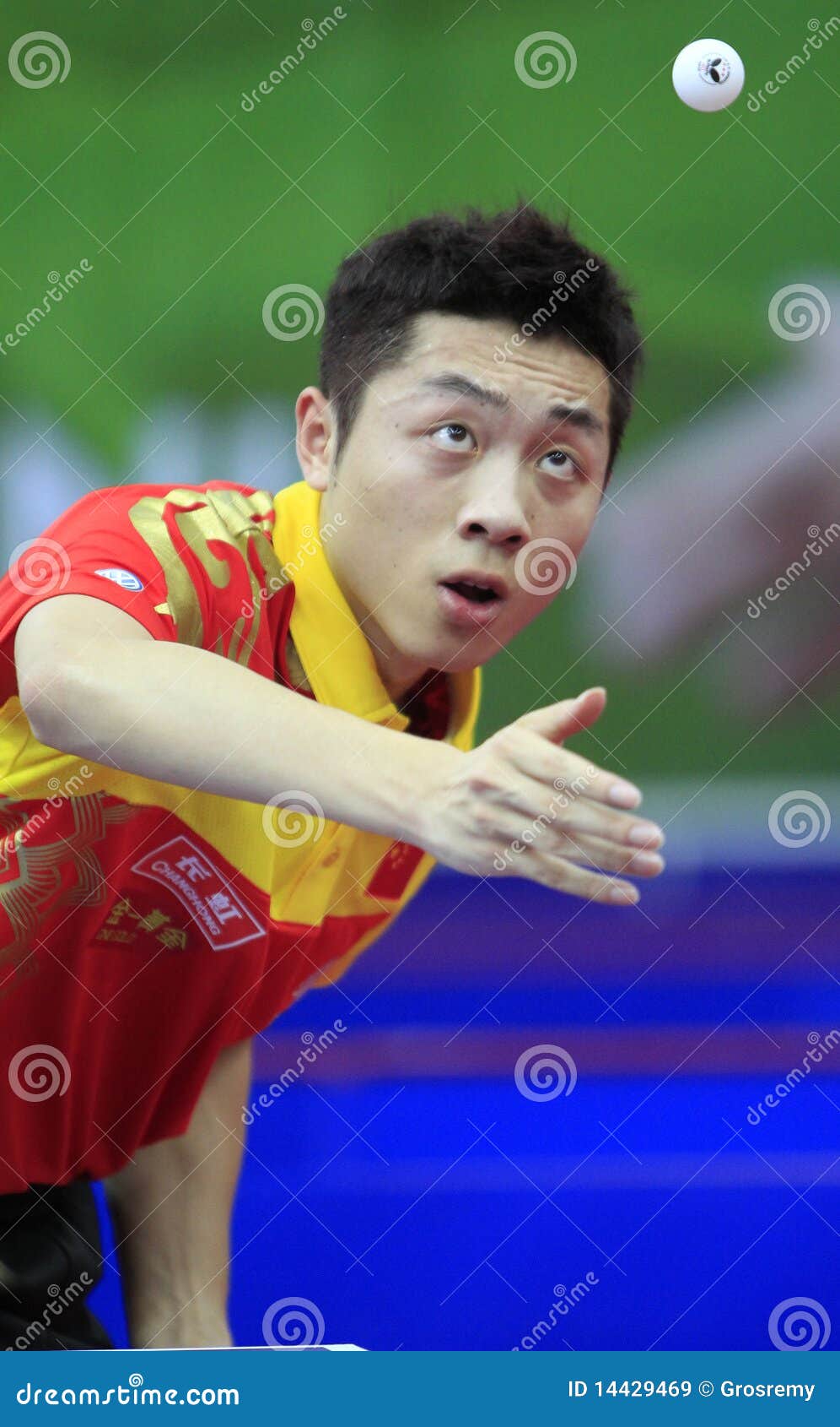 Ma Long (CHN) editorial stock image. Image of match, person - 14429469