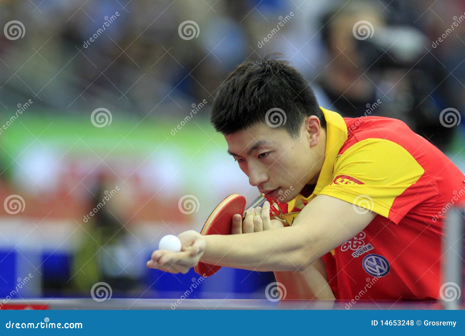 Ma Long (CHN) editorial stock photo. Image of paddle - 14653248