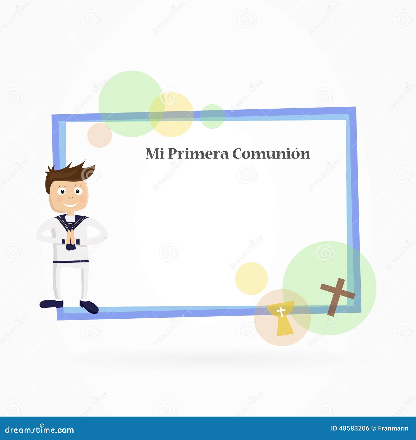 Ma première communion illustration de vecteur. Illustration du ...
