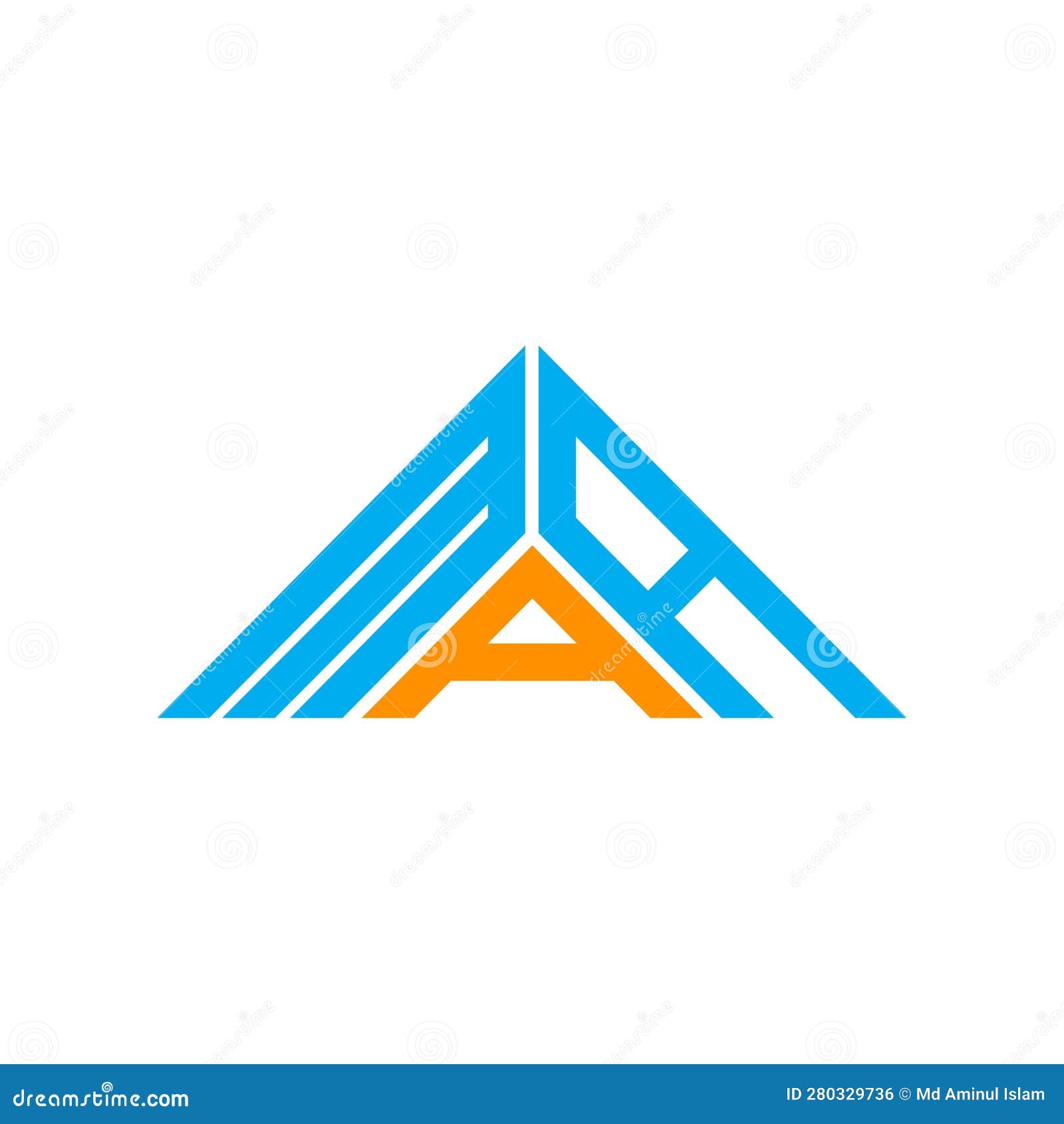 MAA Letter Logo Creative Design with Vector Graphic, MAA Stock Vector ...