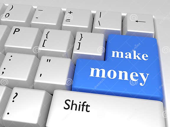 Maak Het Concept Van Het Geld Stock Illustratie - Illustration of ...