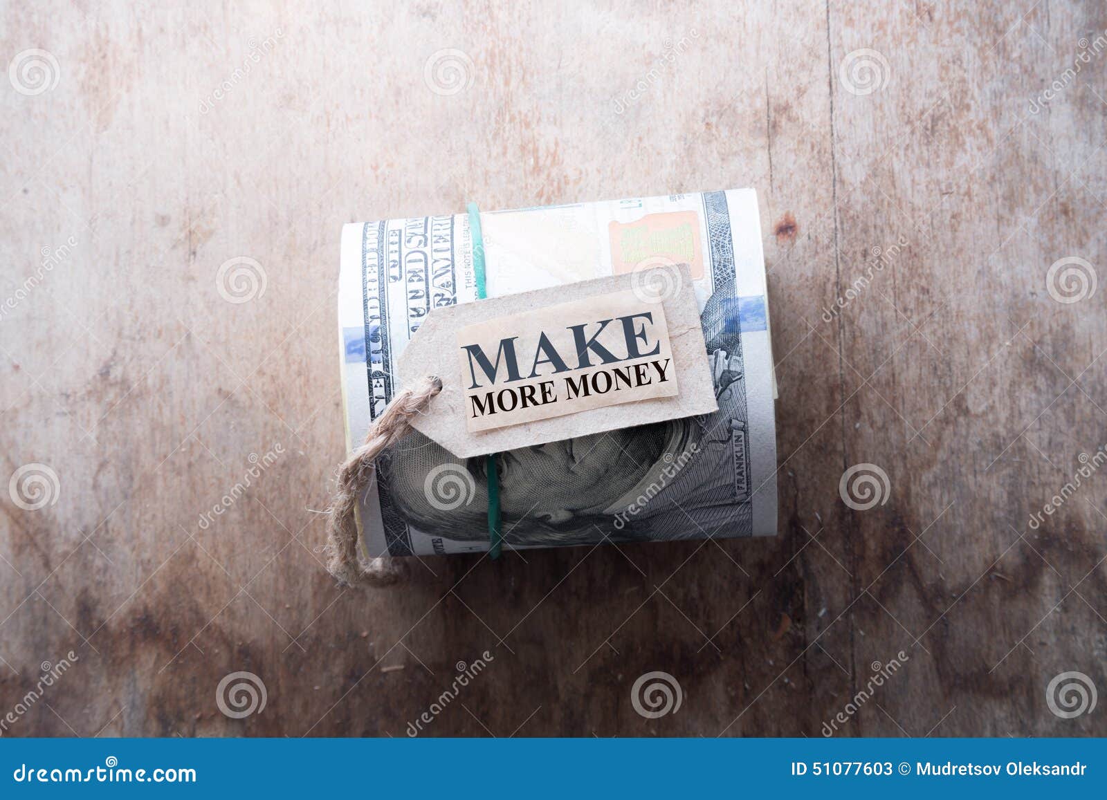Maak Meer Geld stock afbeelding. Image of stroom, investering - 51077603