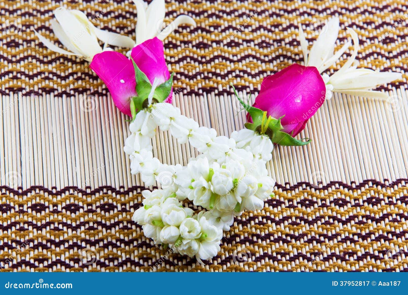 Maalai the Flower in Thai Style Stock Image - Image of decoration ...