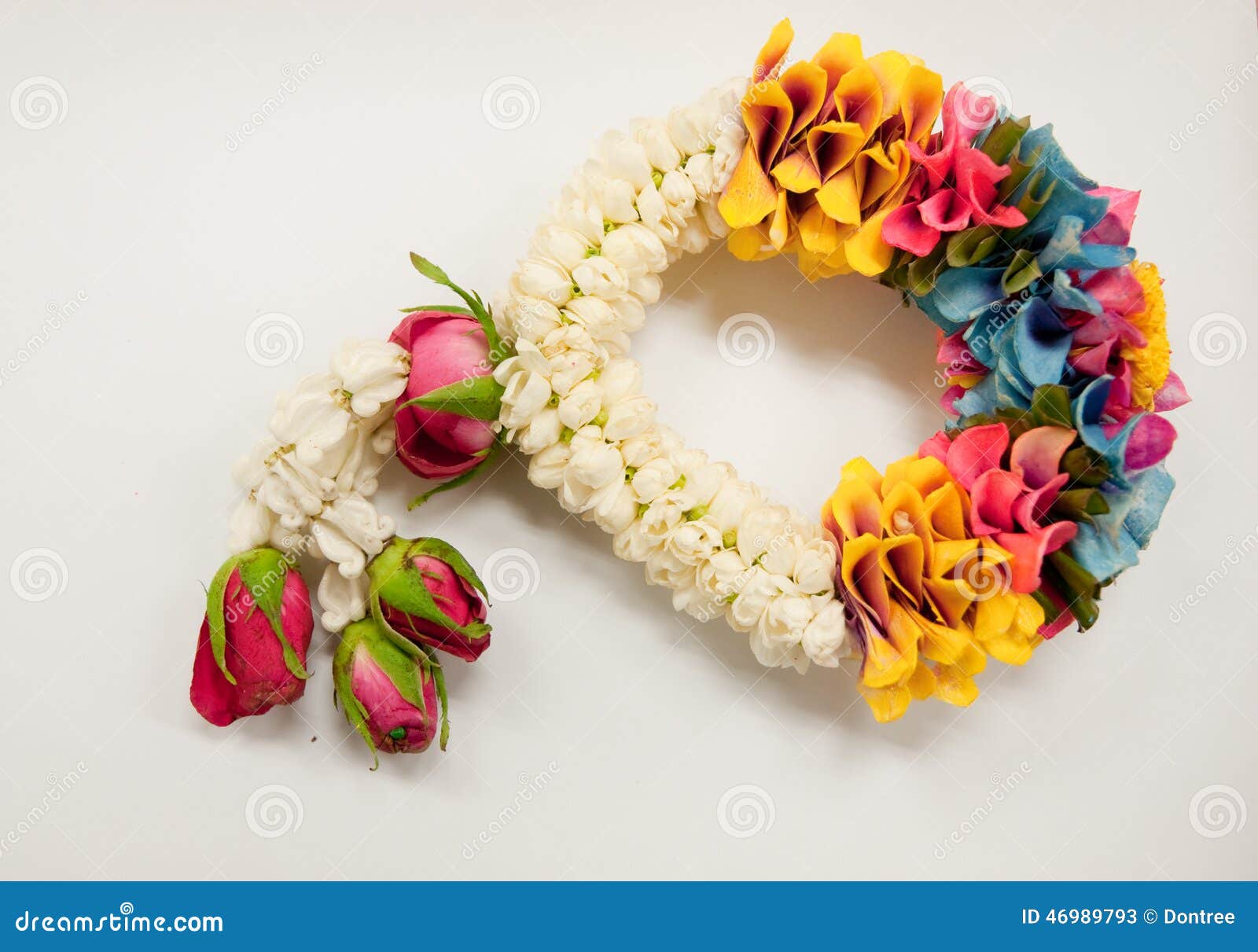 Maalai the Flower in Thai Traditional Style Stock Image - Image of ...