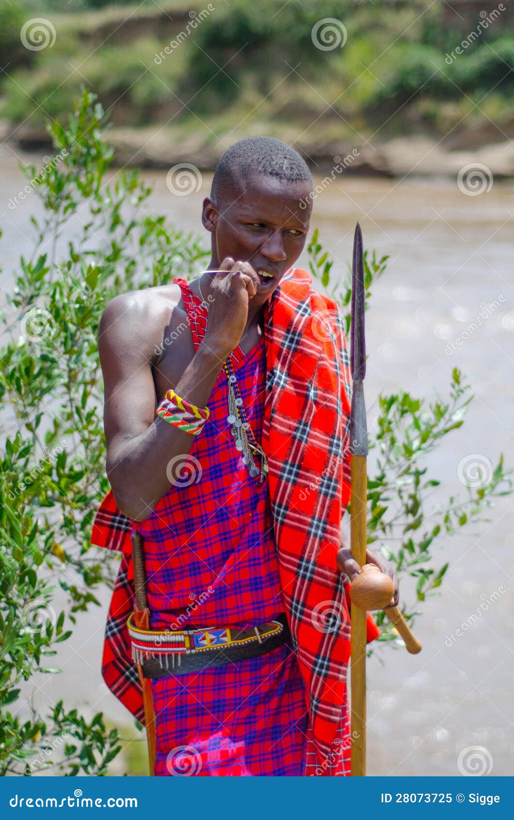 Maasai Man editorial image. Image of herdsmen, africa - 28073725
