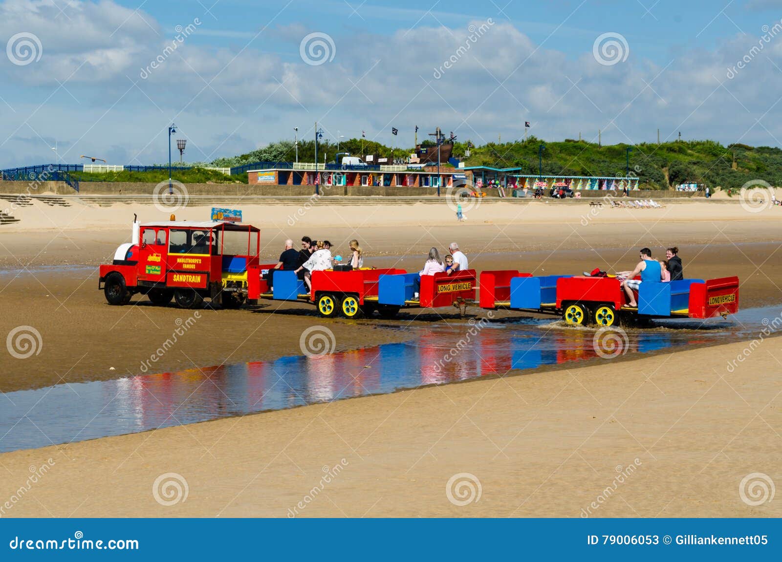 Mablethorpe Sand train editorial stock photo. Image of sand - 79006053
