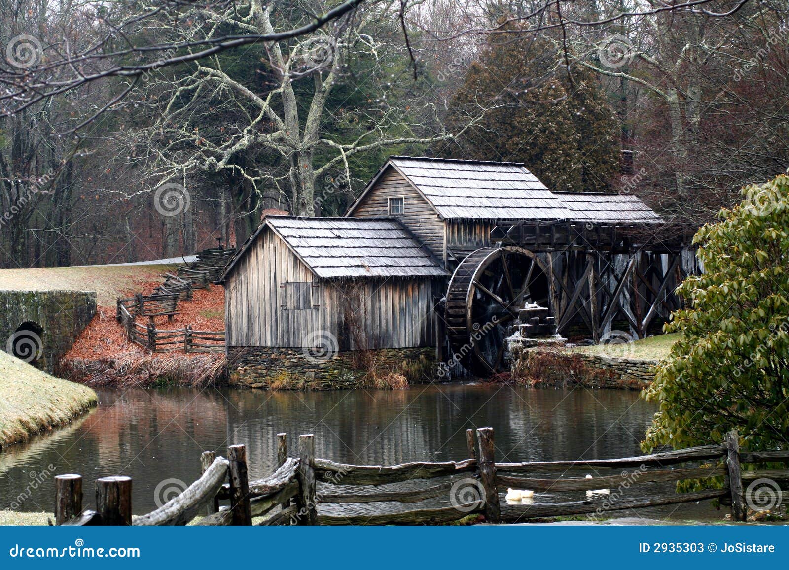 Mabry Mill stock image. Image of grist, historical, historic - 2935303