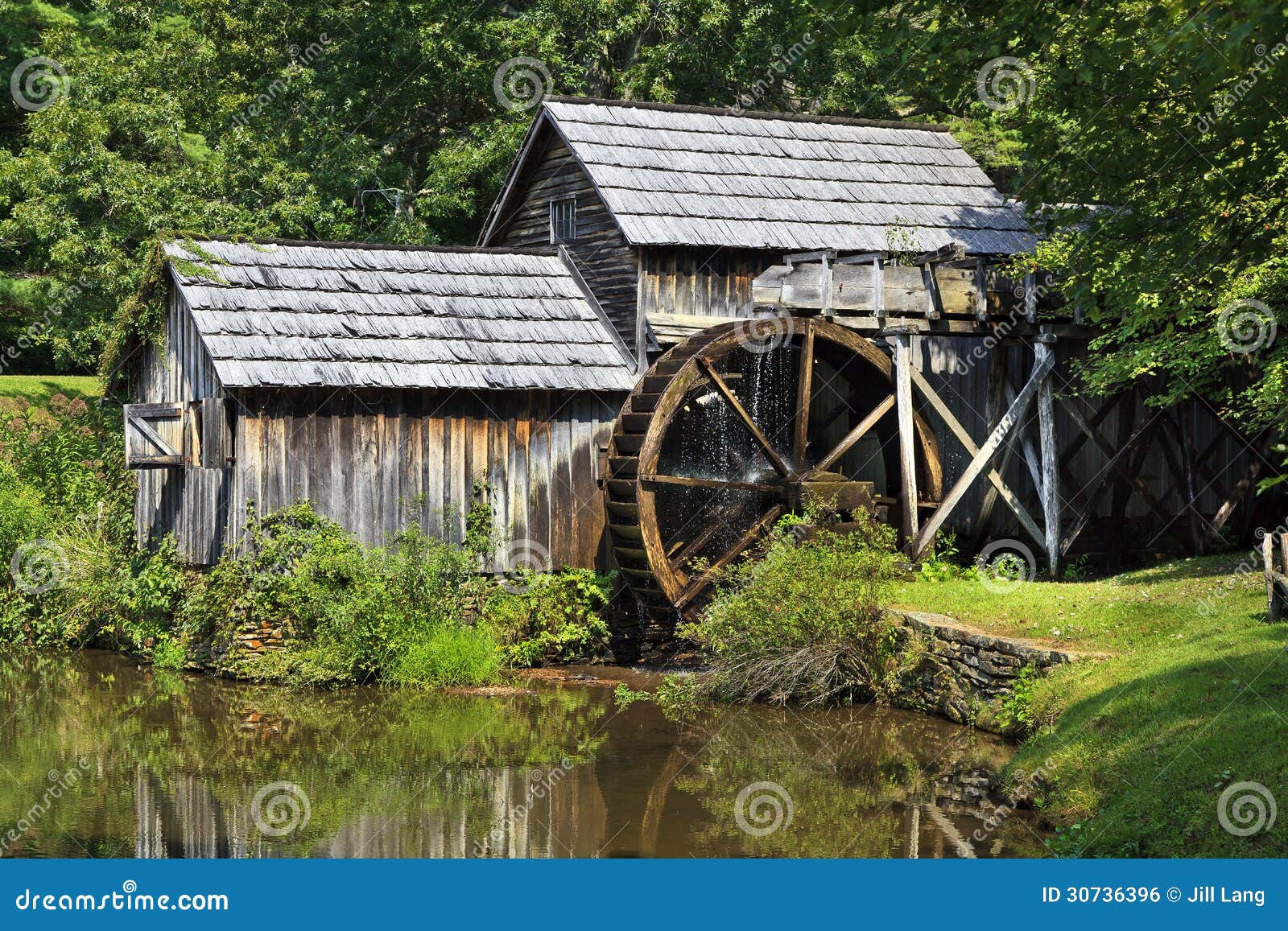 Mabry Mill in Virginia stock photo. Image of parkway - 30736396