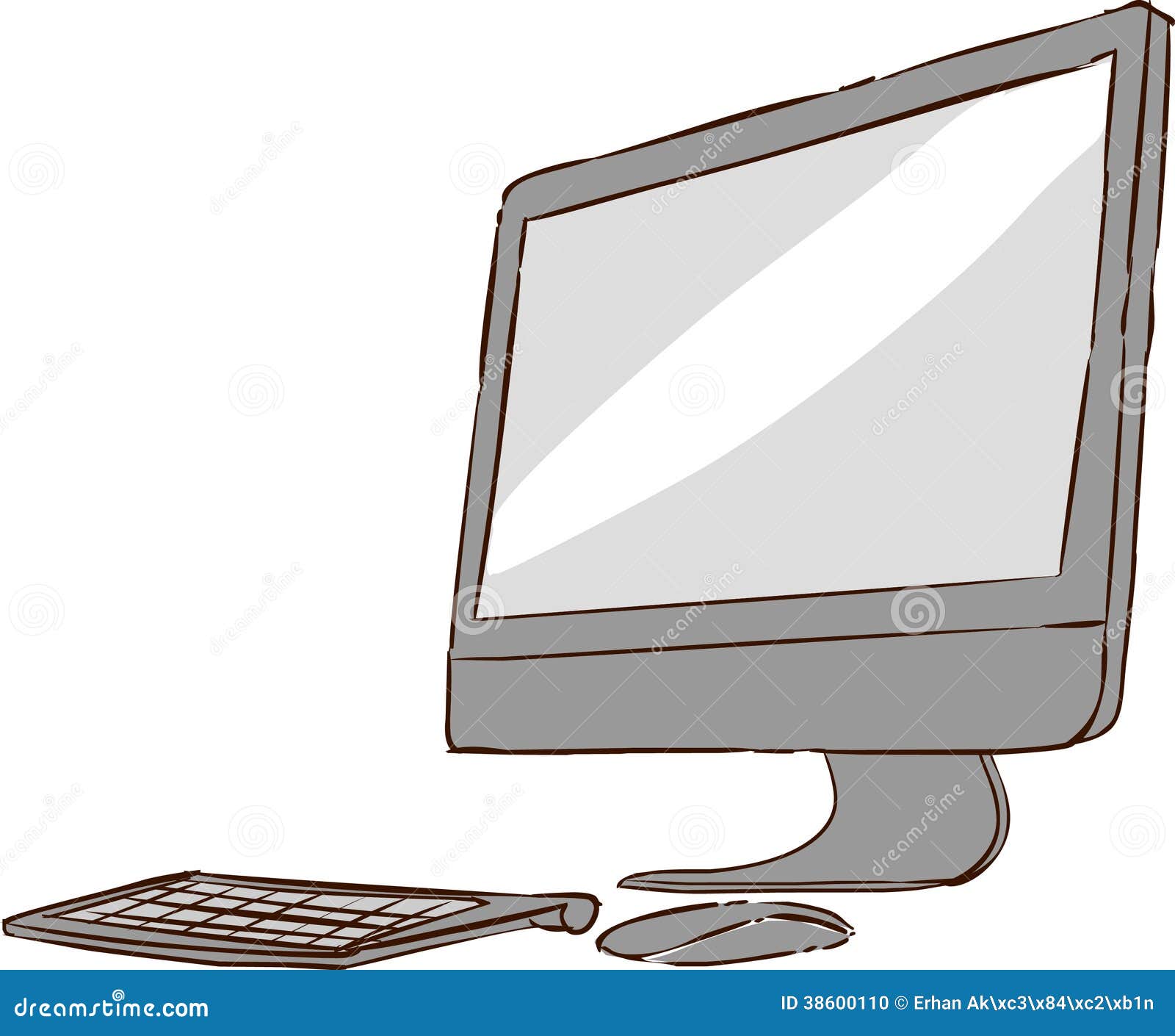 Mac stock illustration. Illustration of class, technology - 38600110