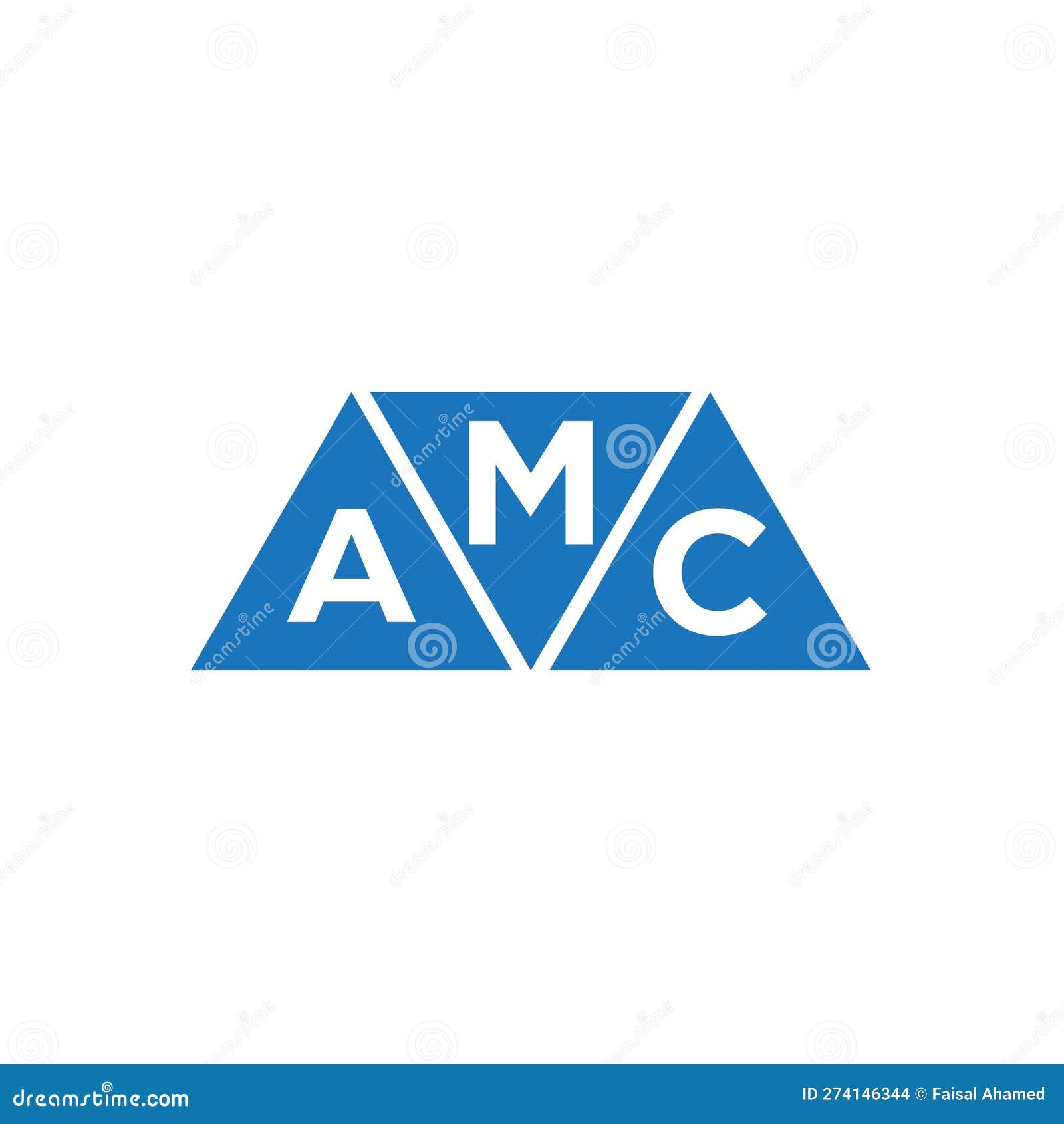 MAC Abstract Initial Logo Design on White Background. MAC Creative ...