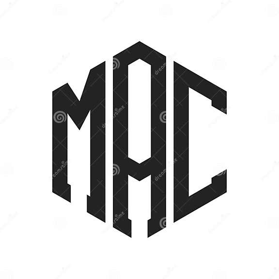MAC Logo Design. Initial Letter MAC Monogram Logo Using Hexagon Shape ...