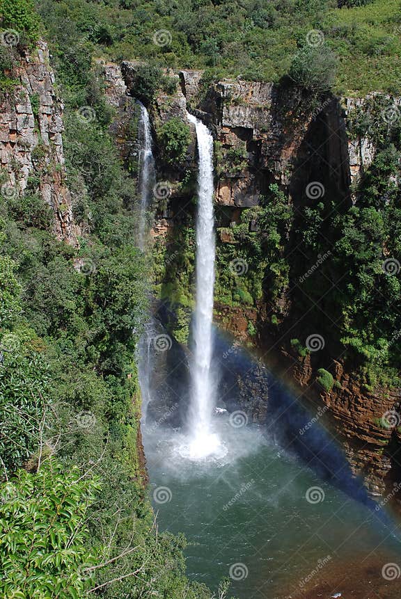 Mac Mac waterfall stock image. Image of africa, panoramic - 15737139
