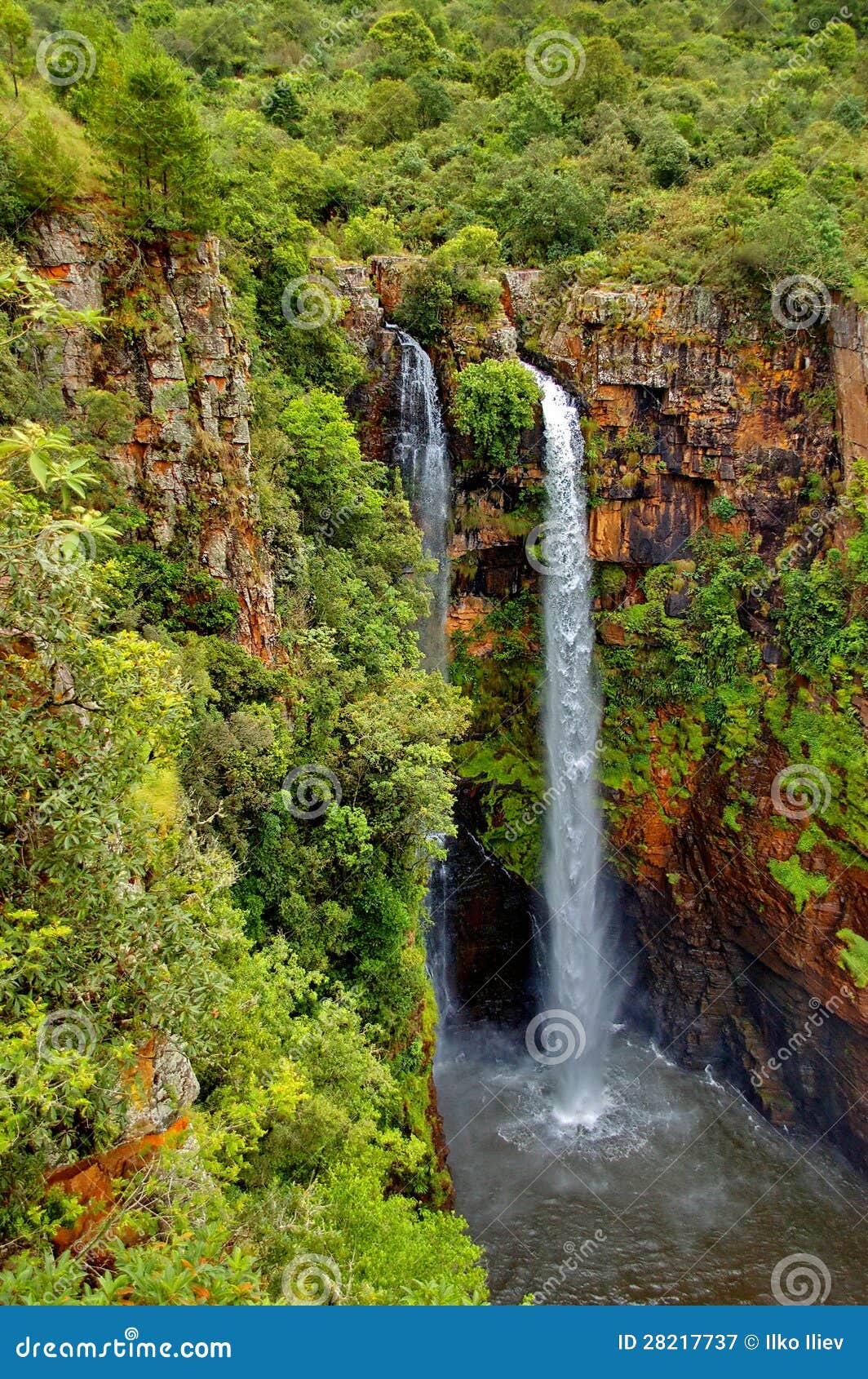 Mac Mac Waterfall, South Africa Stock Image - Image of freshness ...