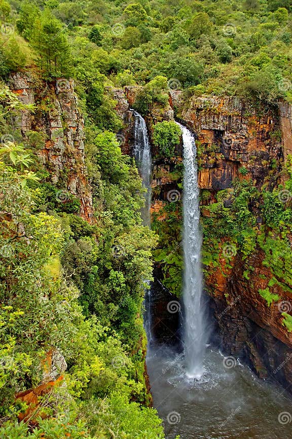 Mac Mac Waterfall, South Africa Stock Image - Image of freshness ...