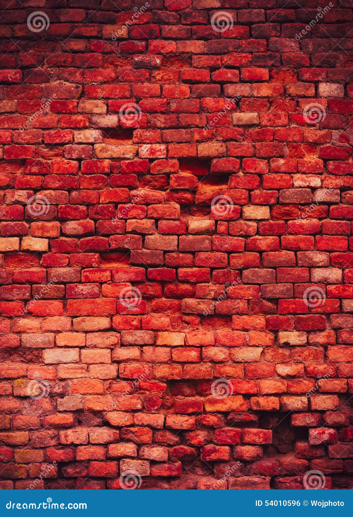 Macabre Red Brick Wall Texture Stock Photo - Image of brickwork, aged ...